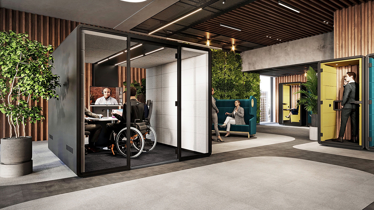 Large Meeting Pods - HushAccess.L from Hushoffice