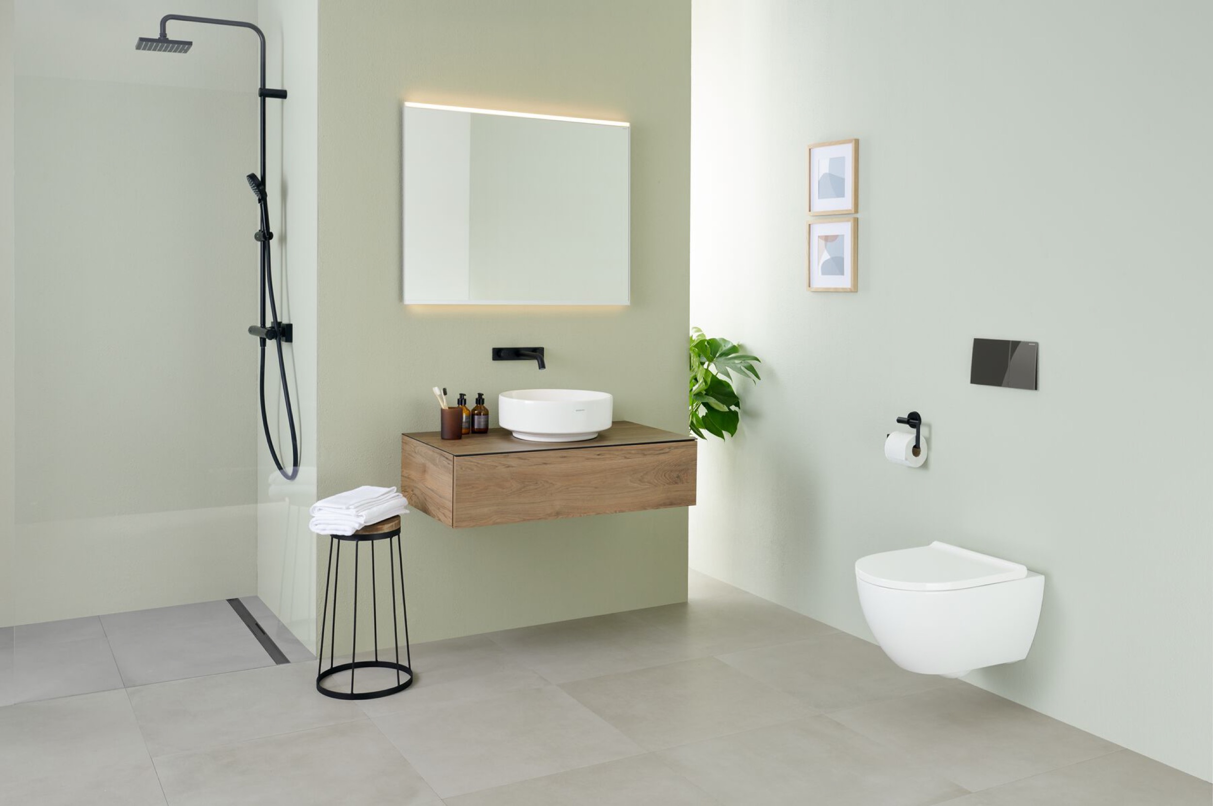 Illuminated Mirrors - Option from Geberit