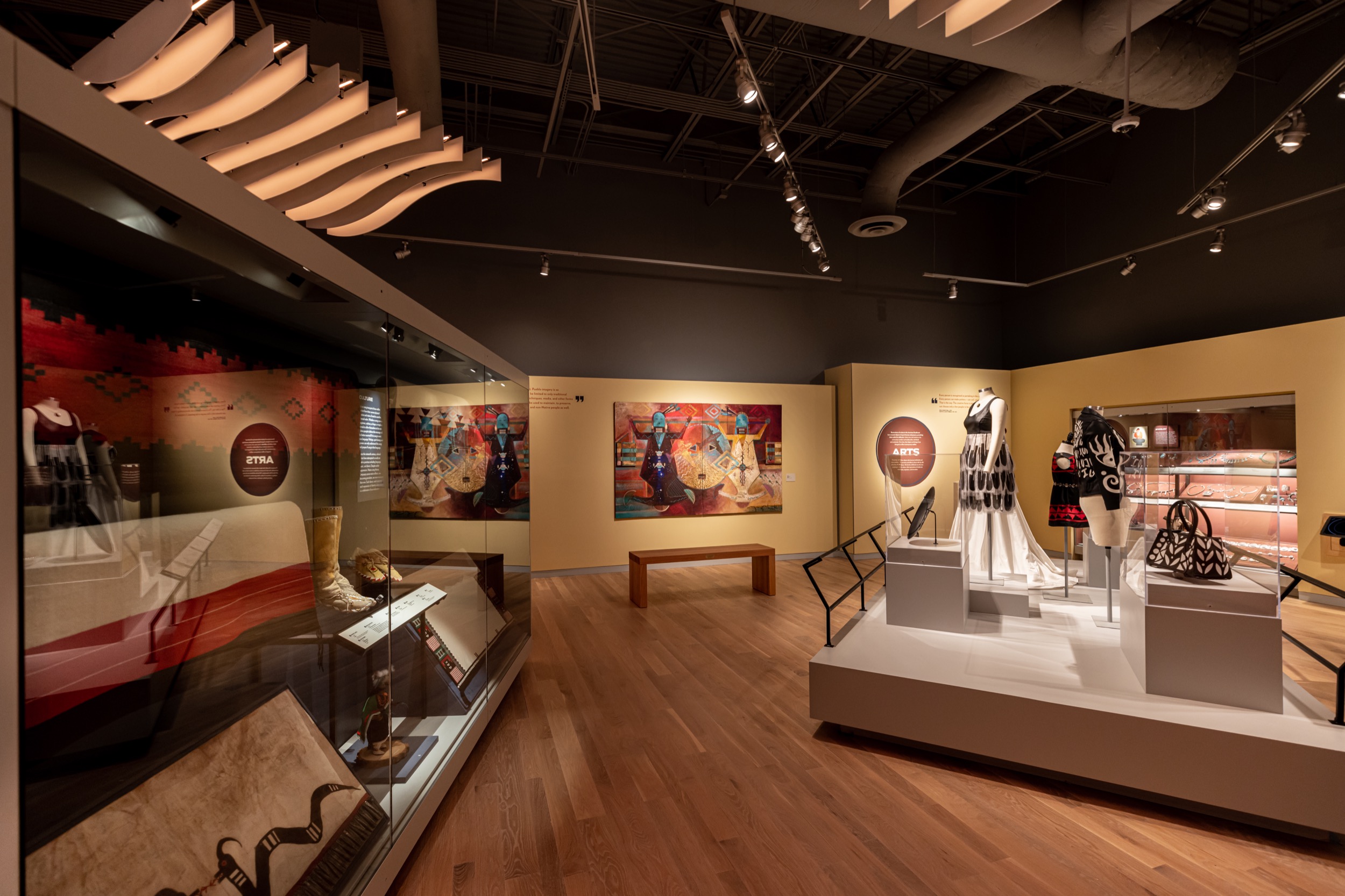 Gallery of Display Cases in Museum of Indian Arts & Culture - 9