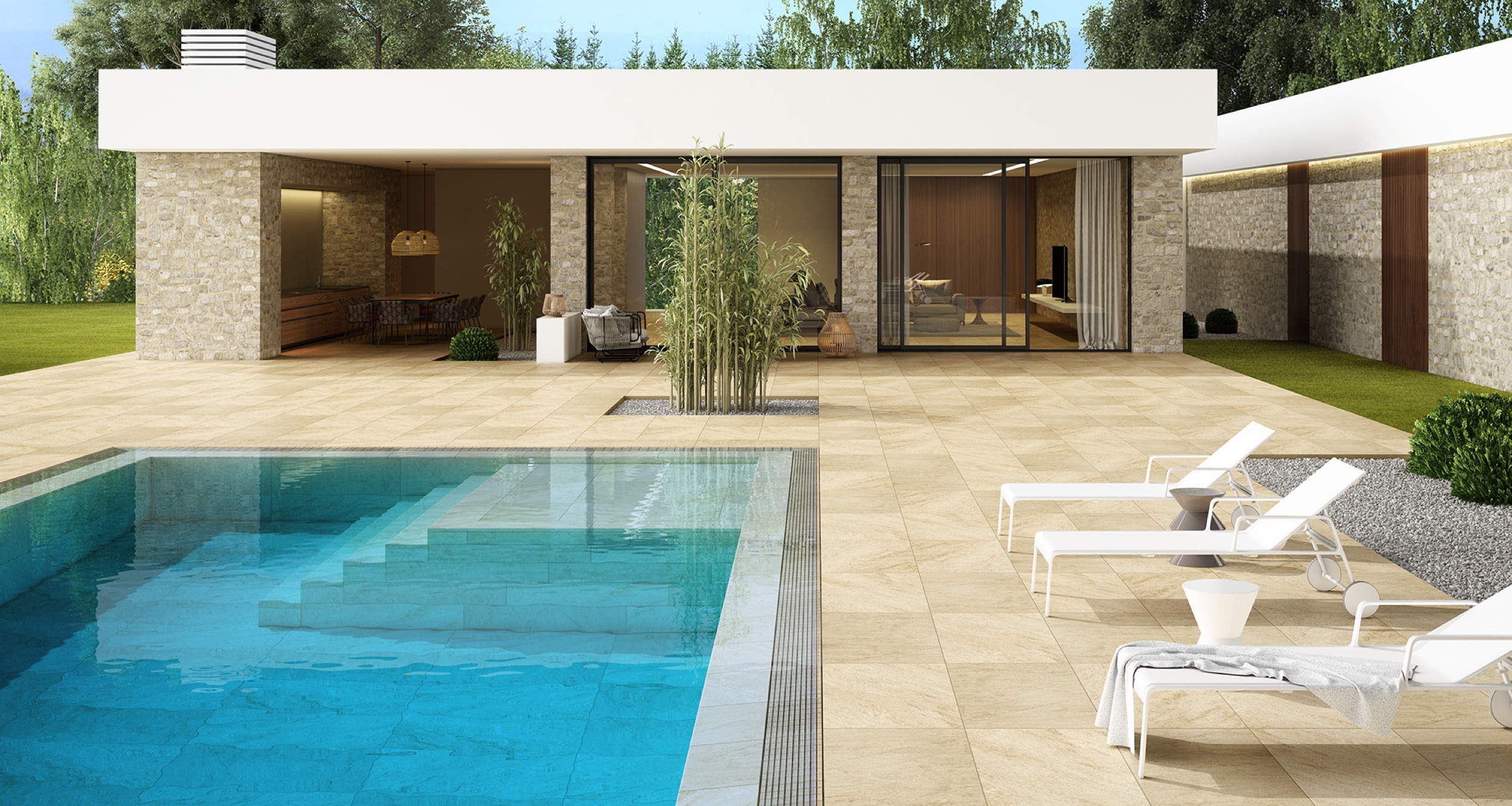 Gallery of Residential and Pool Flooring - Evolution - 1