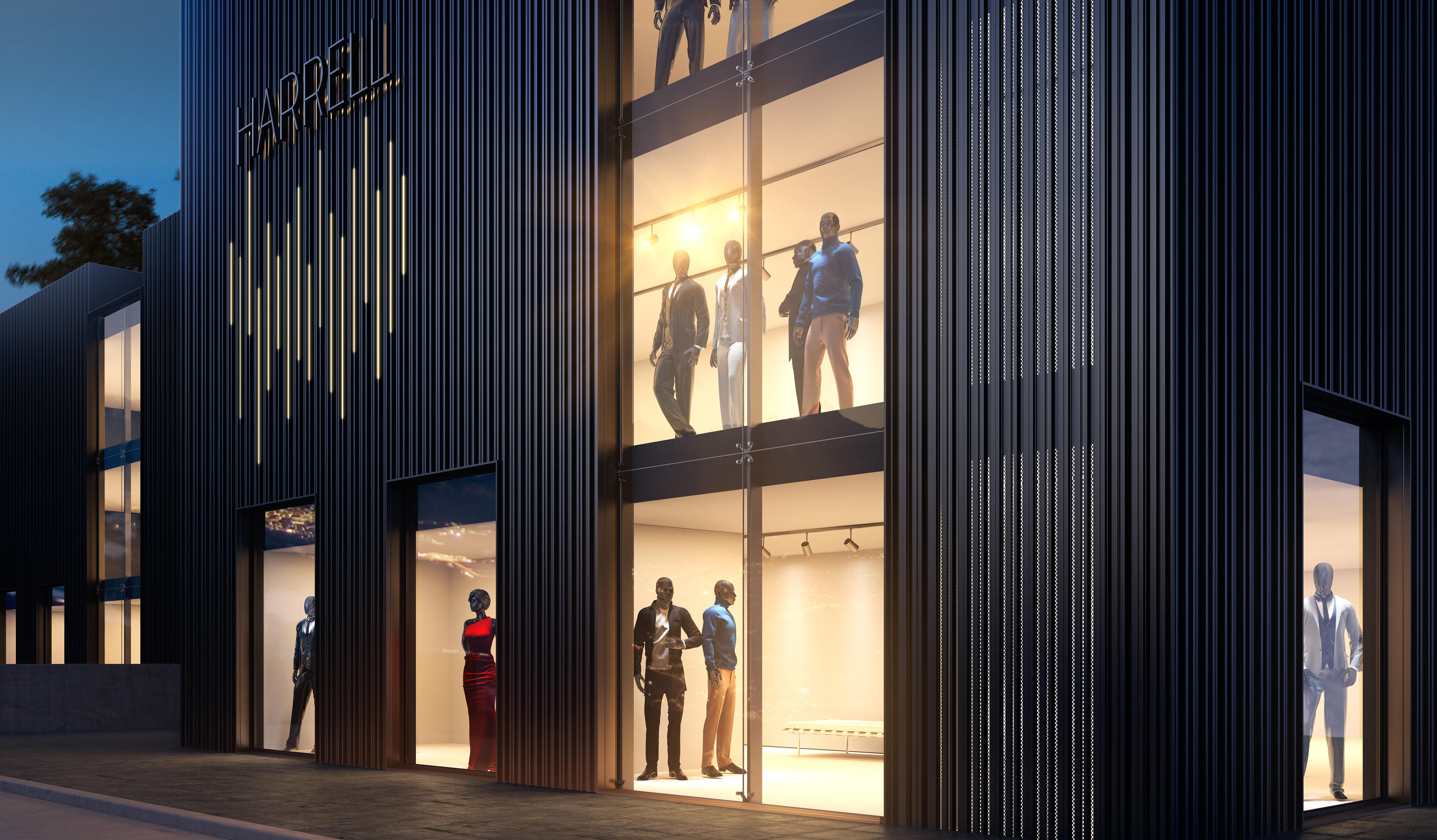 Gallery of Exterior & Interior Finish - Barcode Cladding - 7