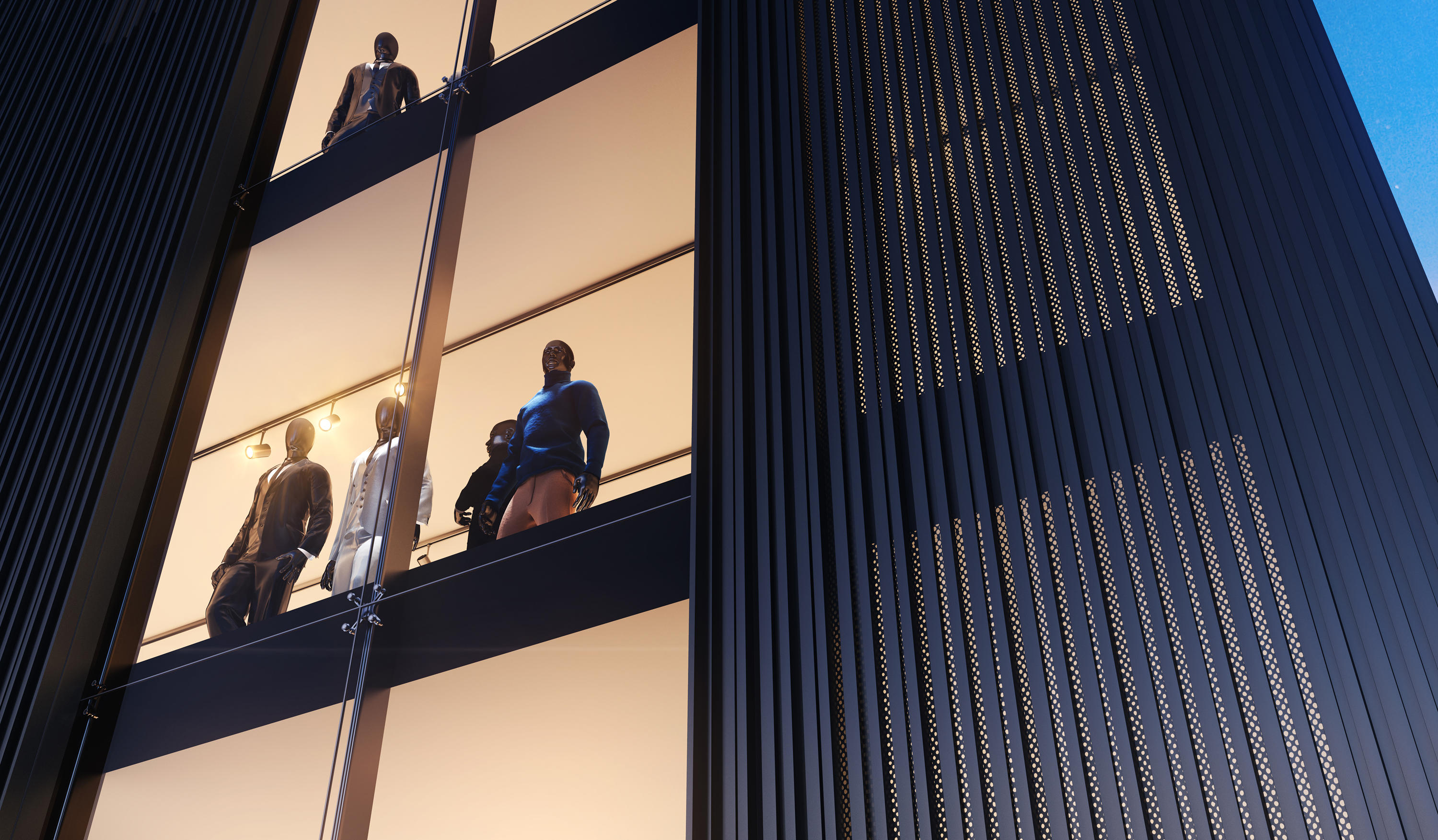 Gallery of Exterior & Interior Finish - Barcode Cladding - 8