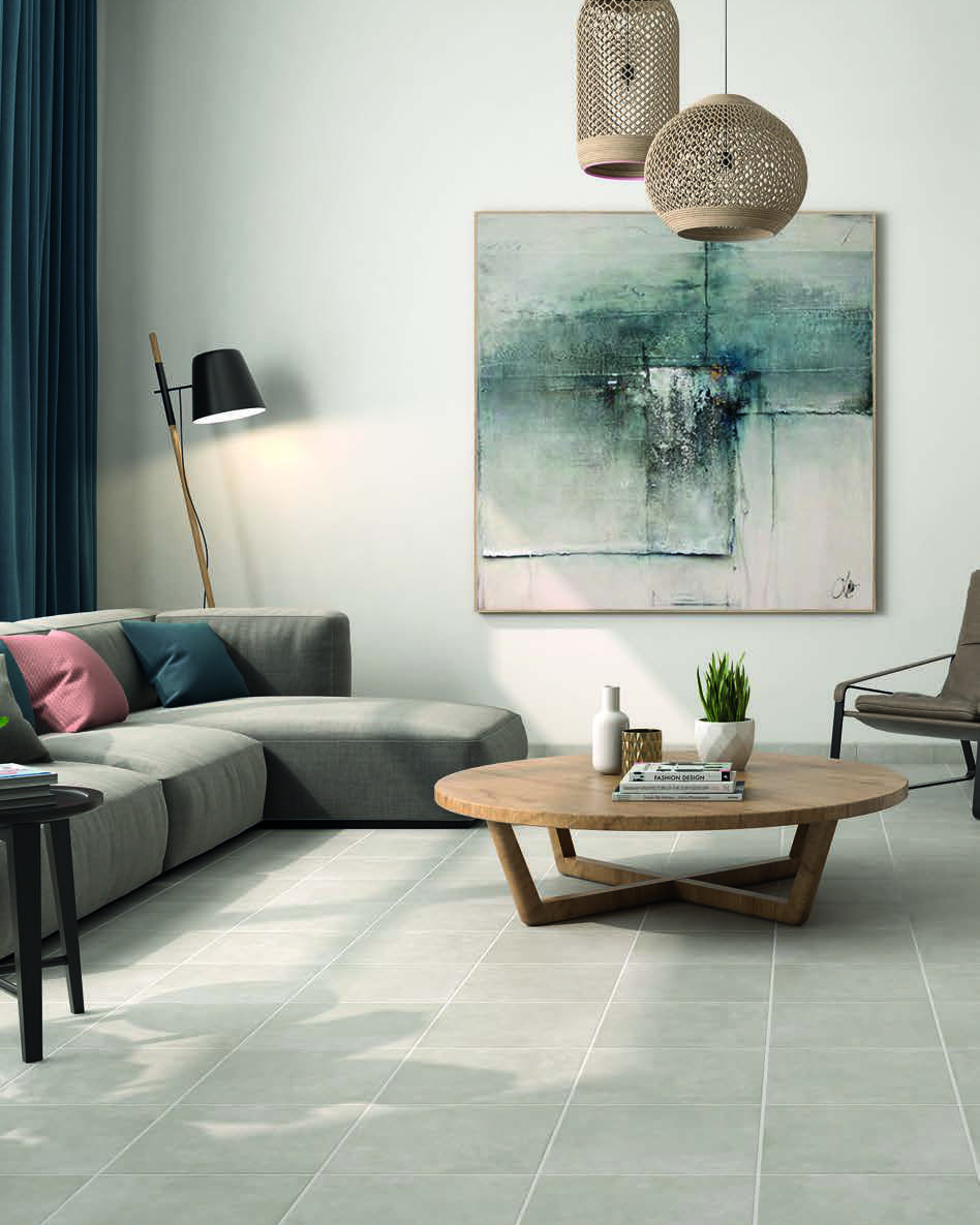 Gallery of Porcelain Tiles - Imitation Cement Flooring - 5