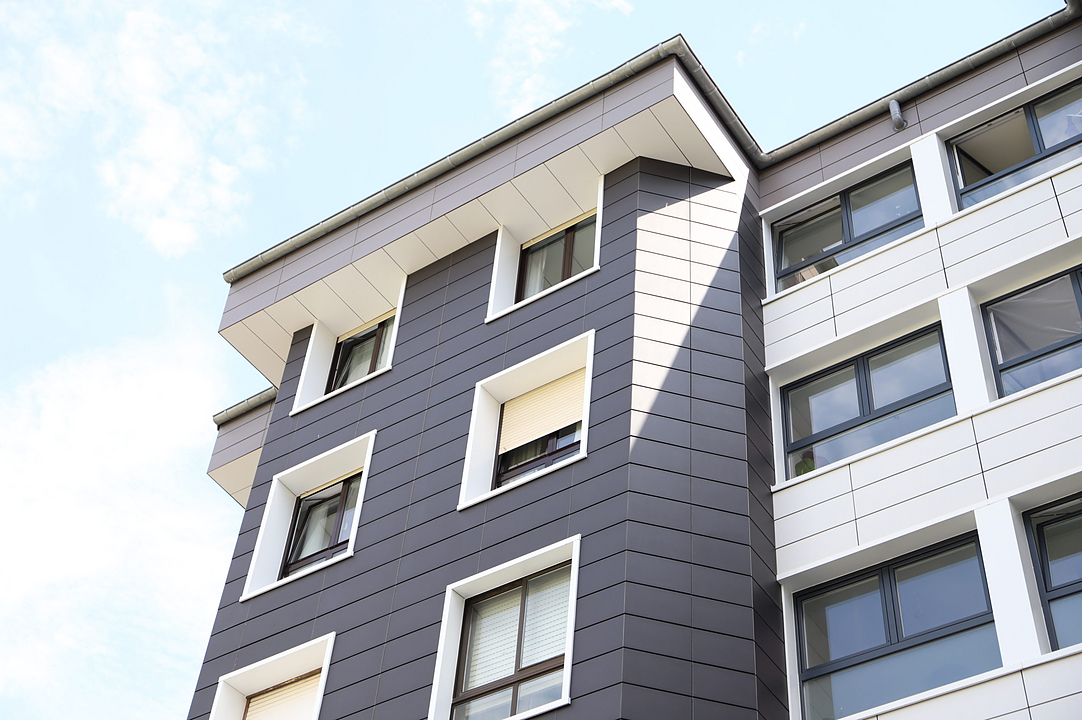 Ventilated Facade in Ramon Iribarren II Refurbishment from Gres Aragón