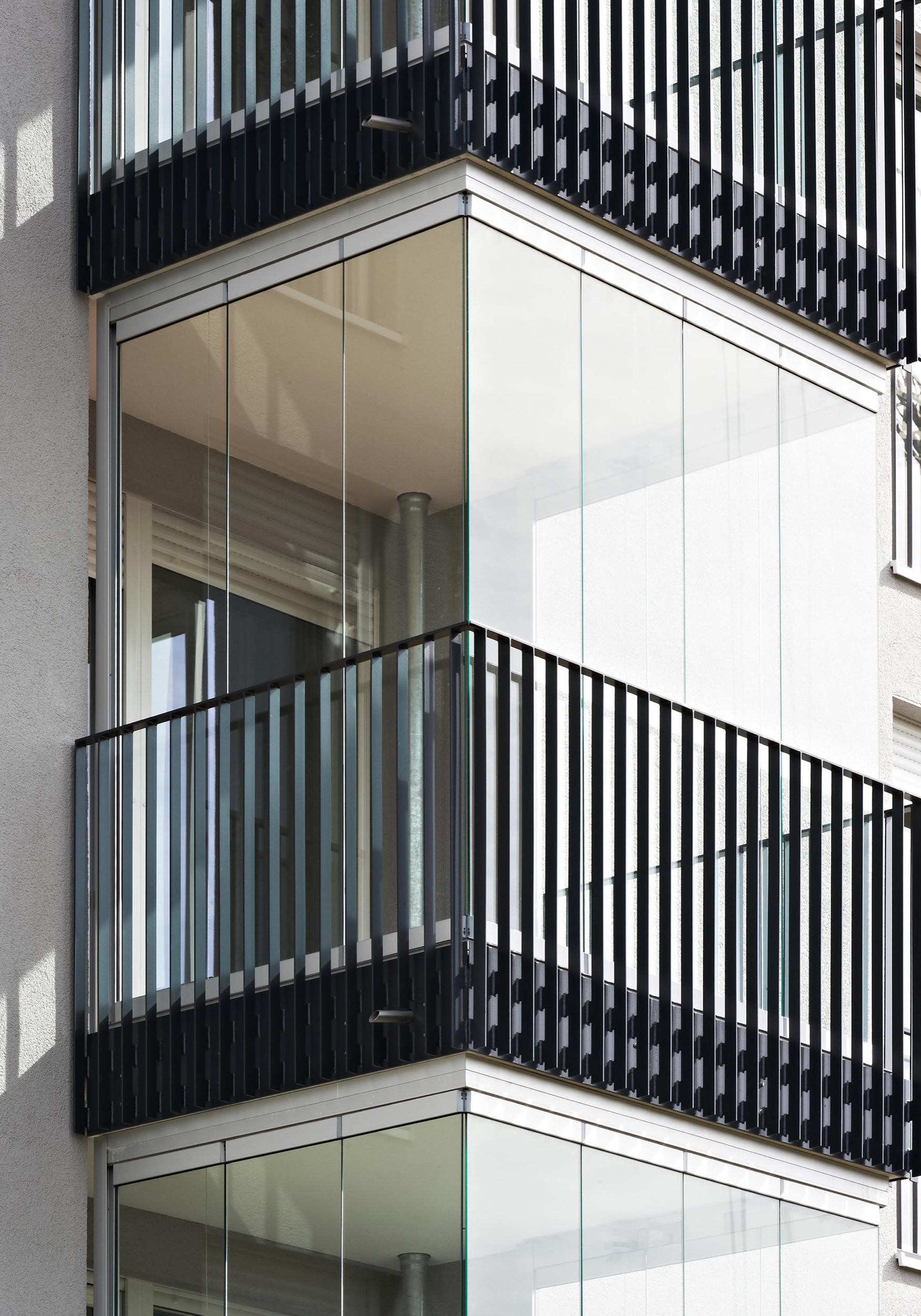 Gallery of Balcony Glazing in German Residential Building - 3