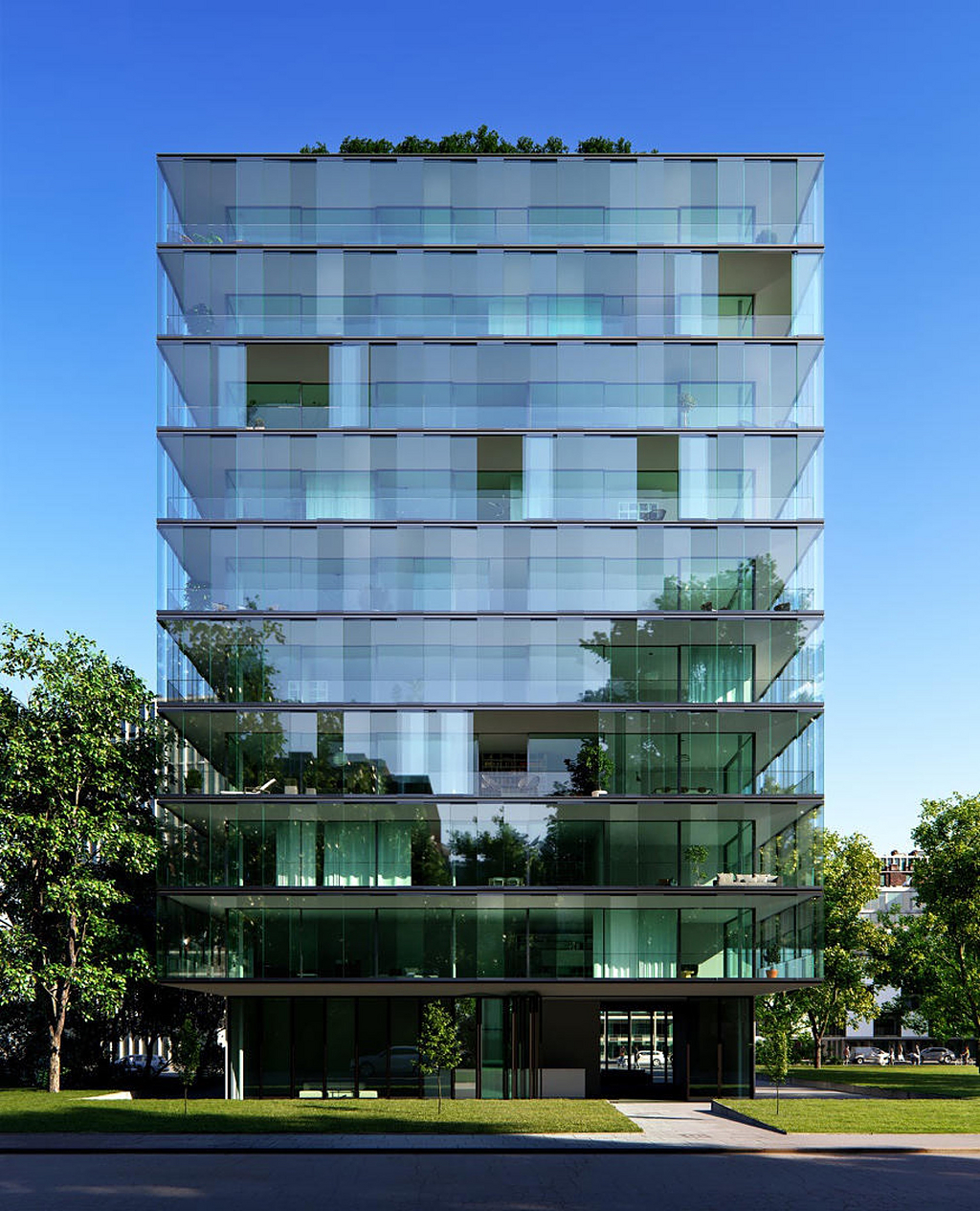 Balcony Glazing Sliding System SL 20e from Solarlux