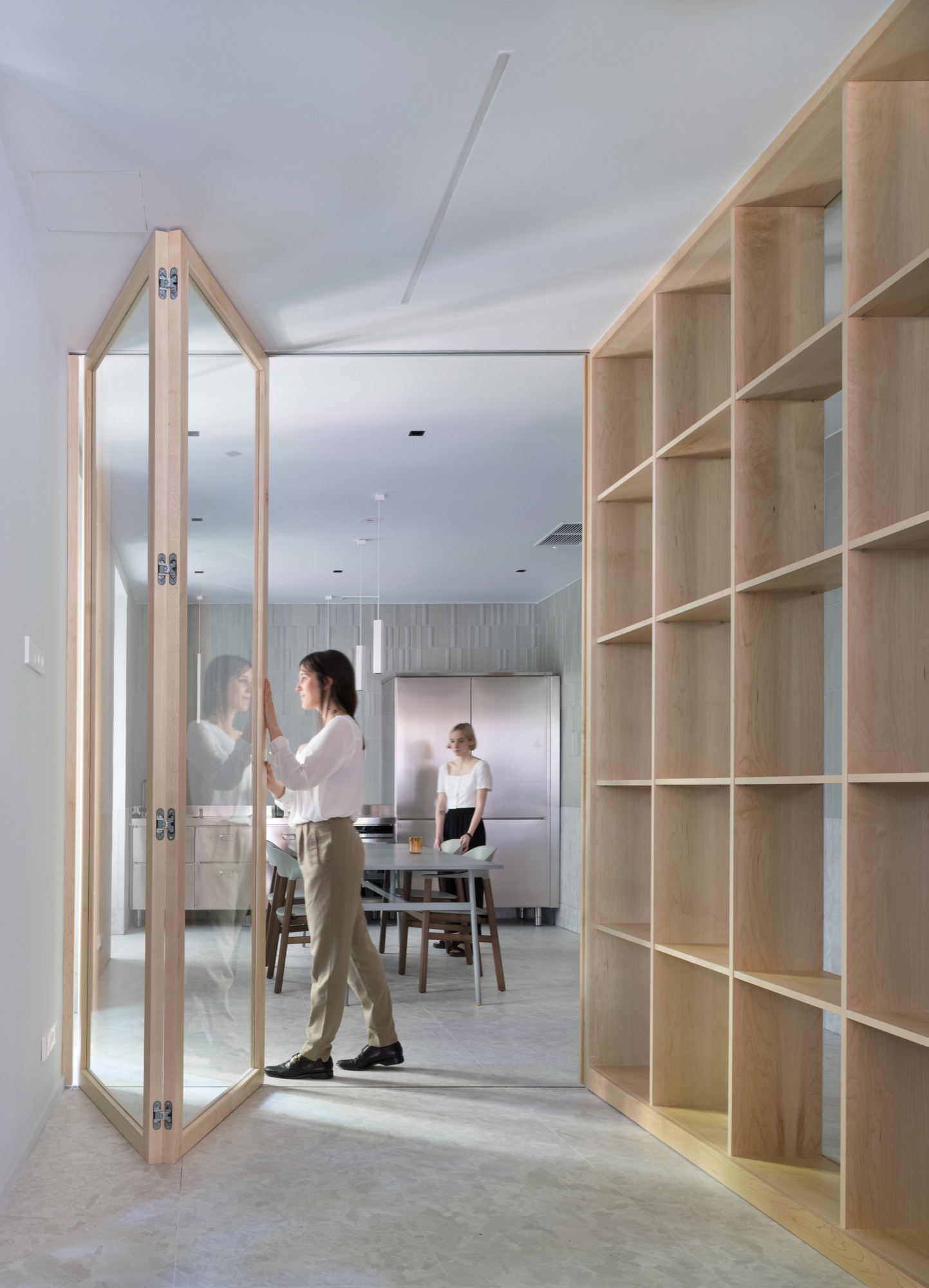 Gallery of Folding Wood Doors - 8