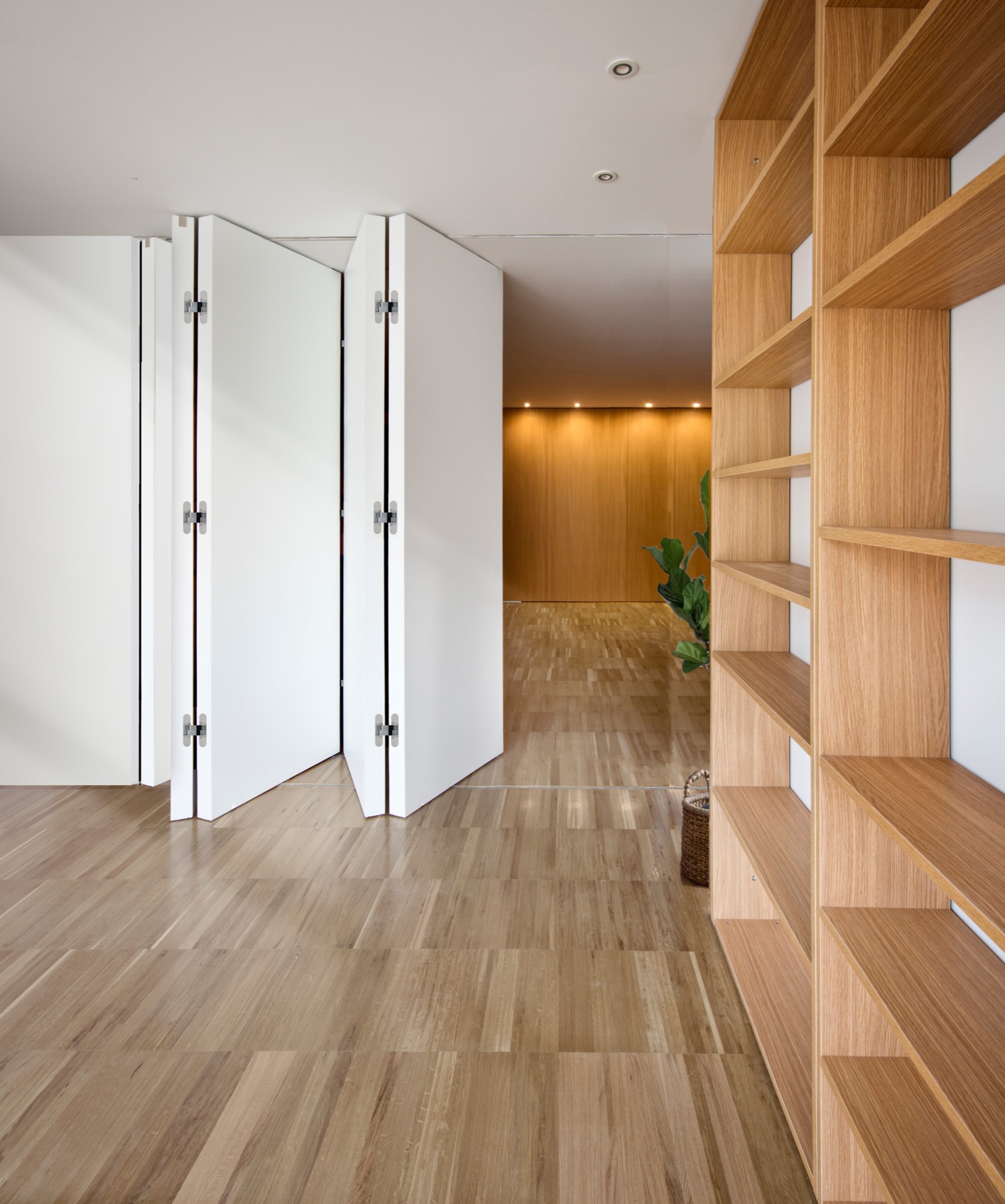 Gallery of Folding Wood Doors - 3