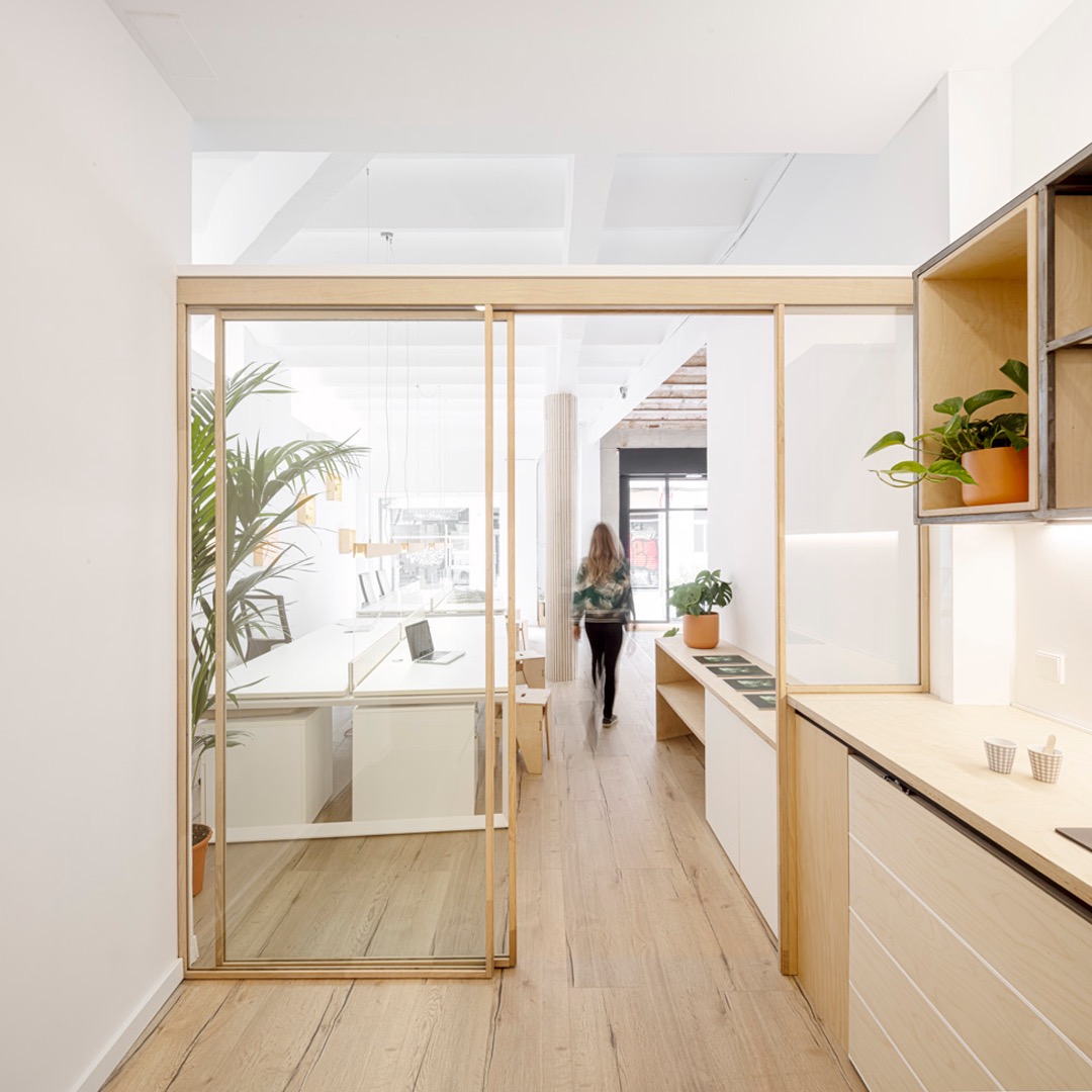 Gallery of Wooden Profile System in Co-Working Space - 3