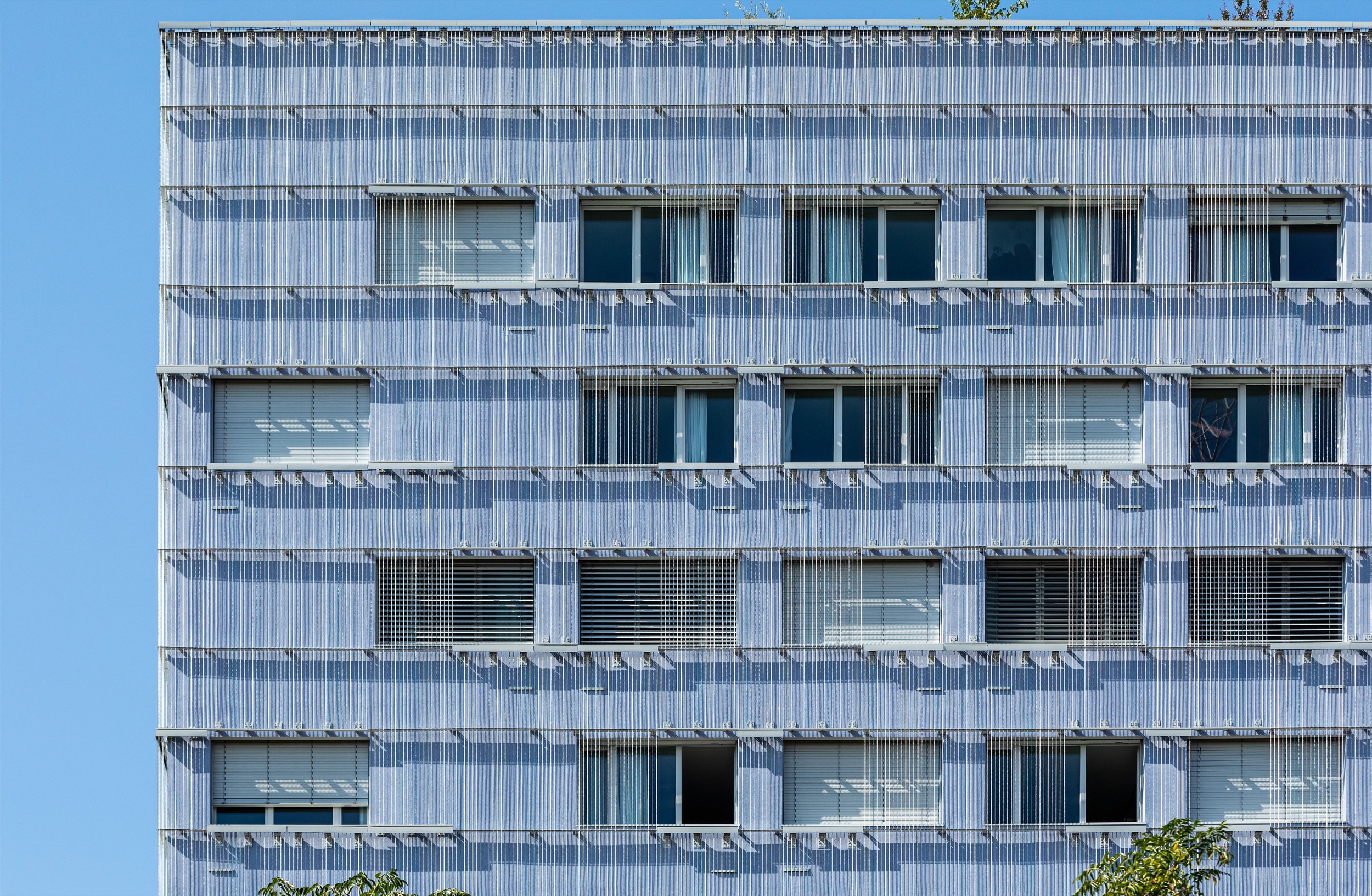 Gallery of Metal Fabric Facade in Kley Student Residence - 1