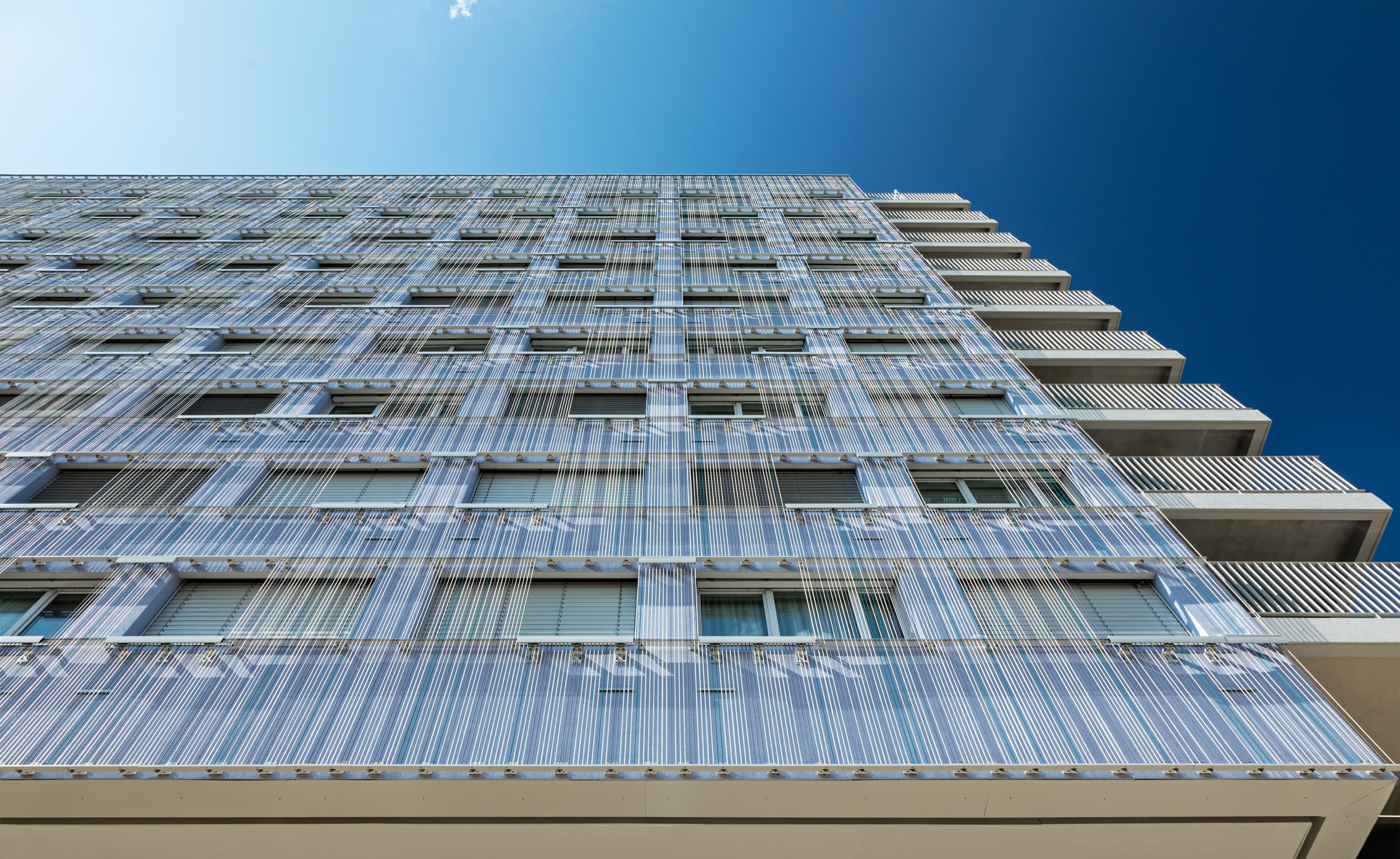 Gallery of Metal Fabric Facade in Kley Student Residence - 2