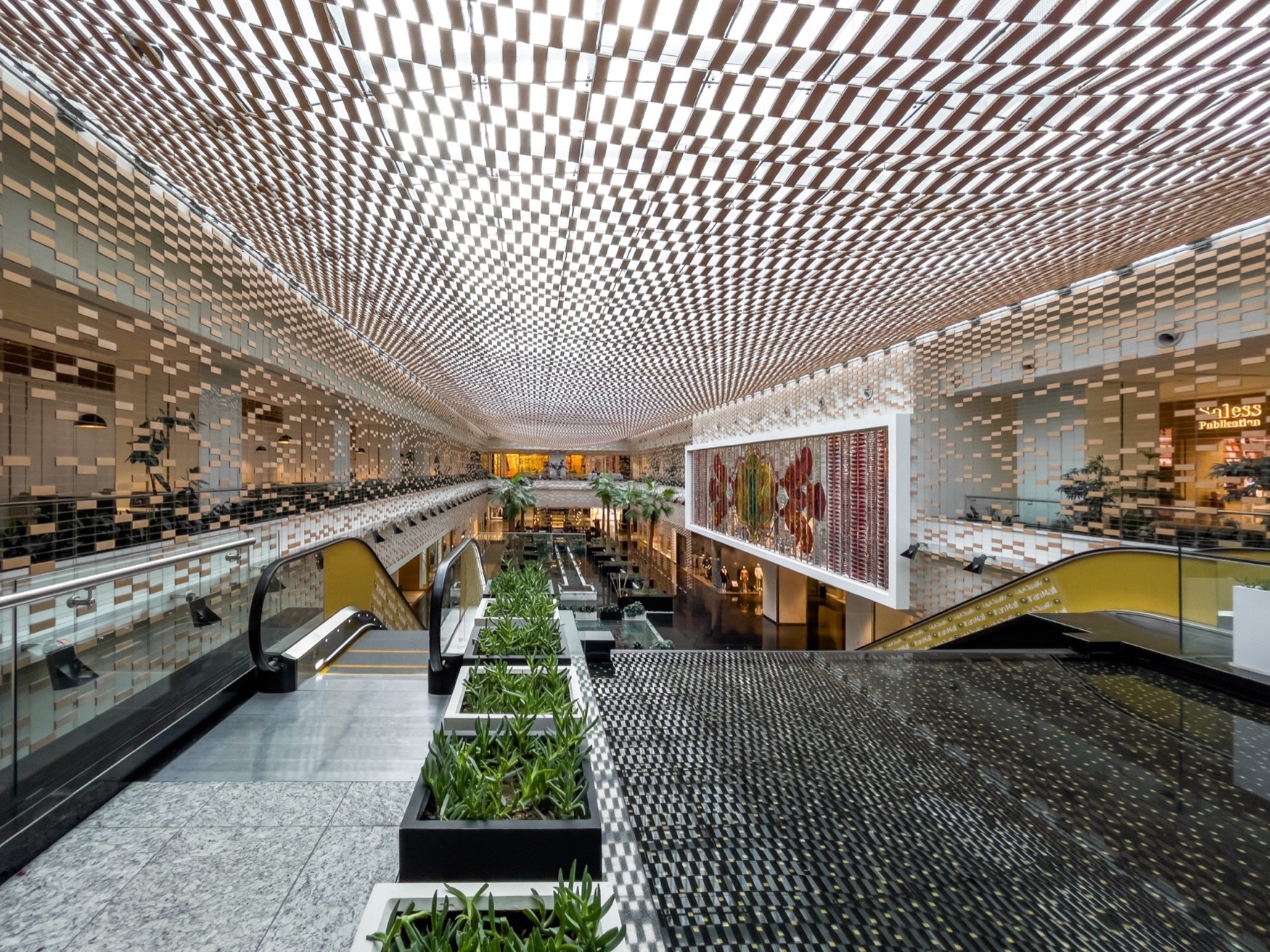 Gallery of Catenary Ceramic Curtain in Iran Mall - 5