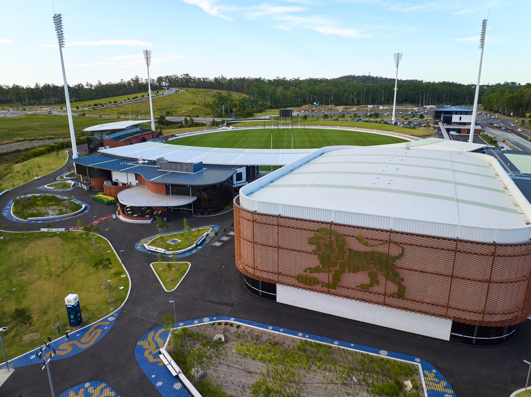 Gallery of Ceramic Curtain Facade in Brighton Homes Arena - 3