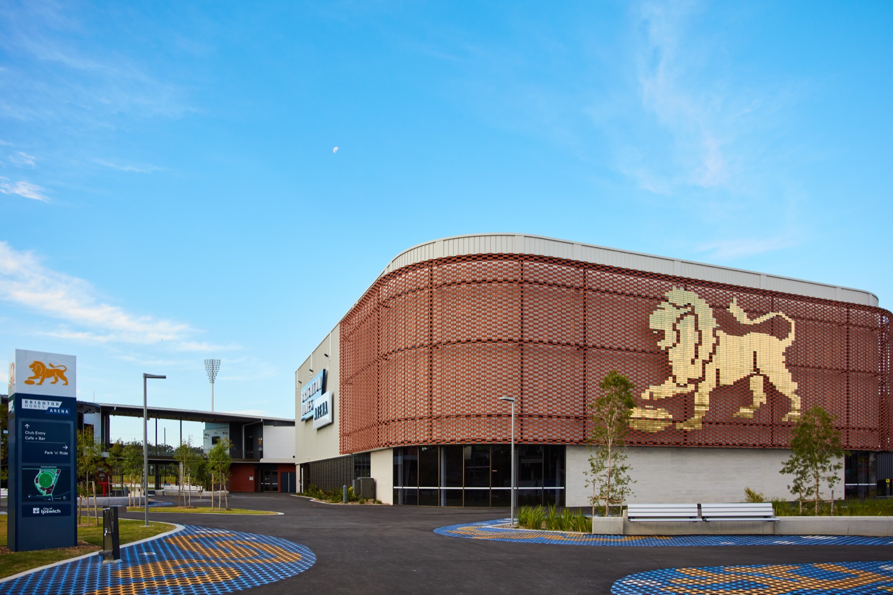 Gallery of Ceramic Curtain Facade in Brighton Homes Arena - 2