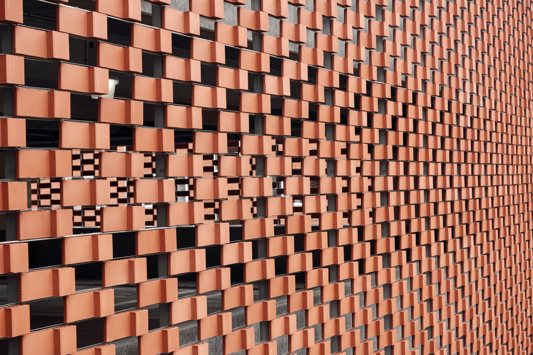 Gallery of Ceramic Curtain Facade on Roskilde Carpark - 2