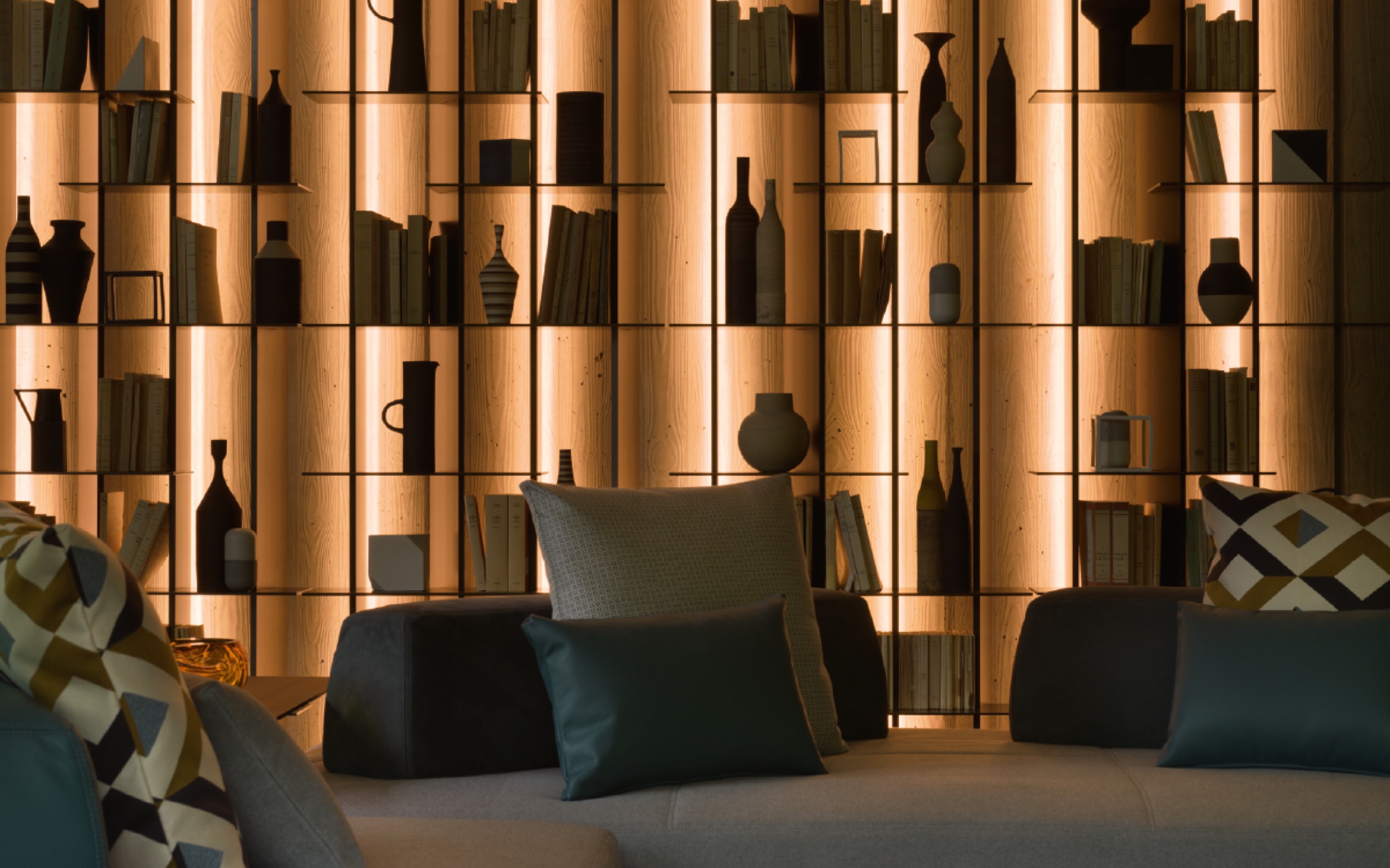 Gallery of Illuminated Bookcase - CCLight - 7