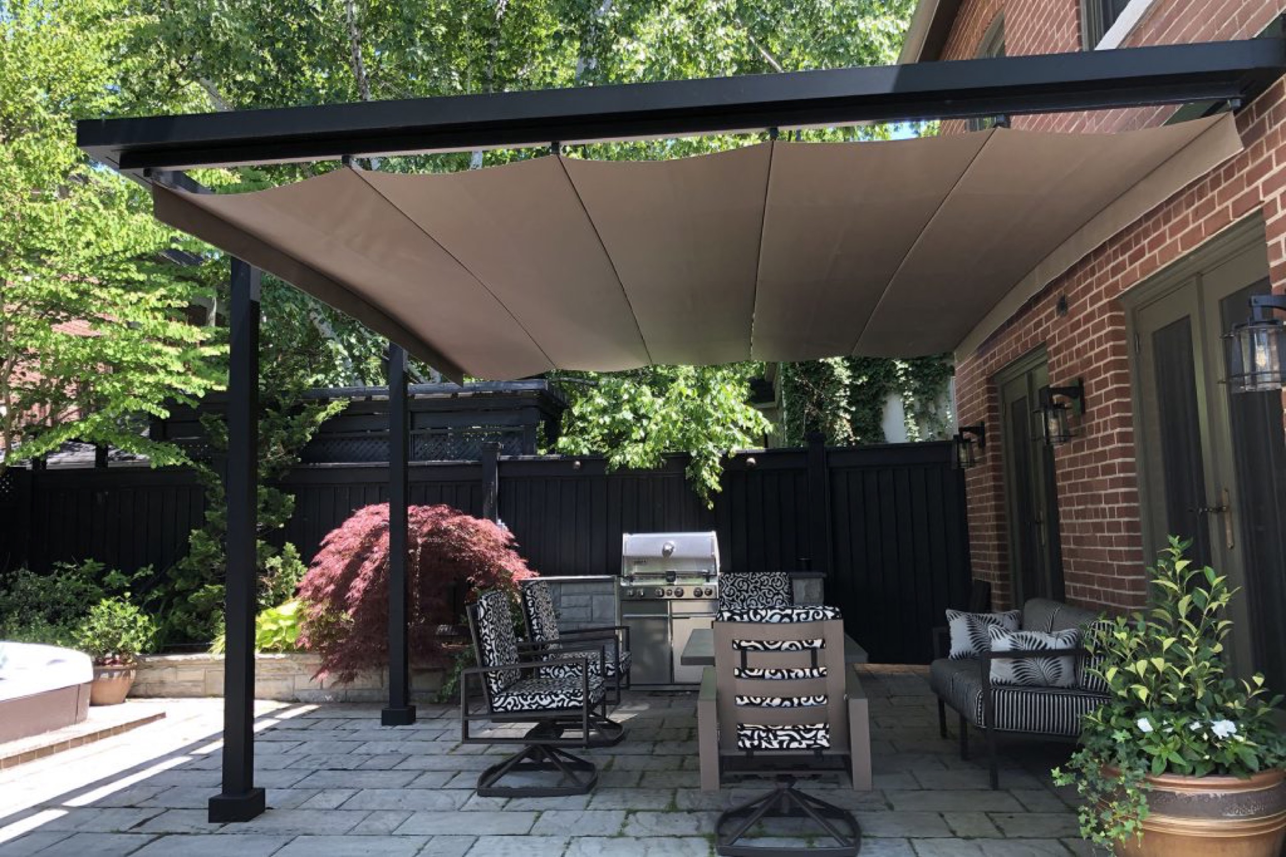 Gallery of How to Choose Retractable Shades for Outdoor Areas - 3