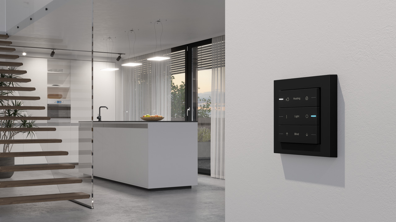 Smart Home - Push Sensor 4 System 55 from GIRA