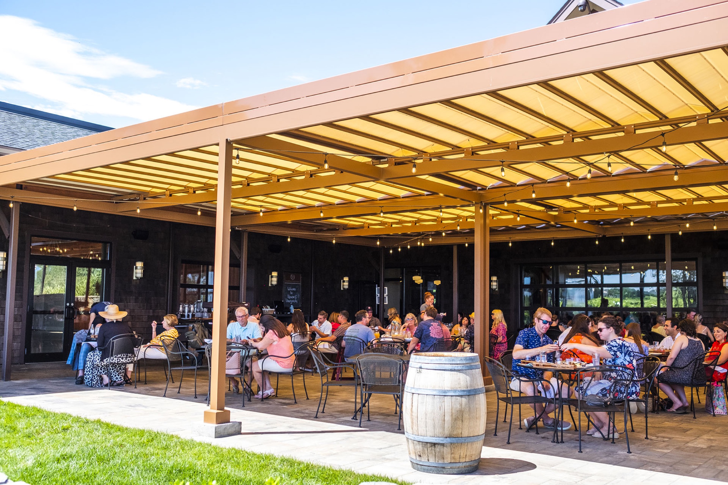 Gallery of Retractable Roofs in Newport Vineyard - 1