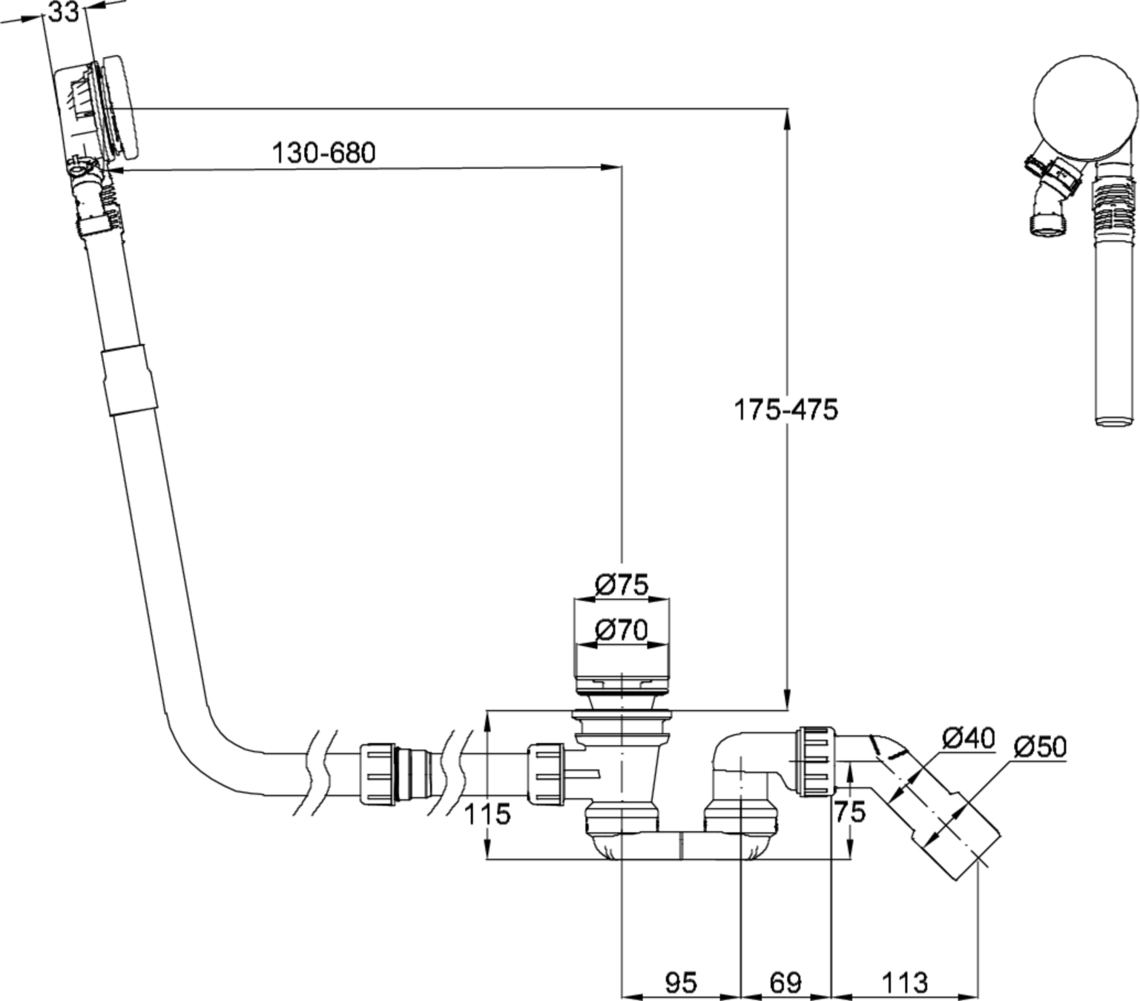 Gallery of Waste and Overflow Fittings - BetteMono - 10