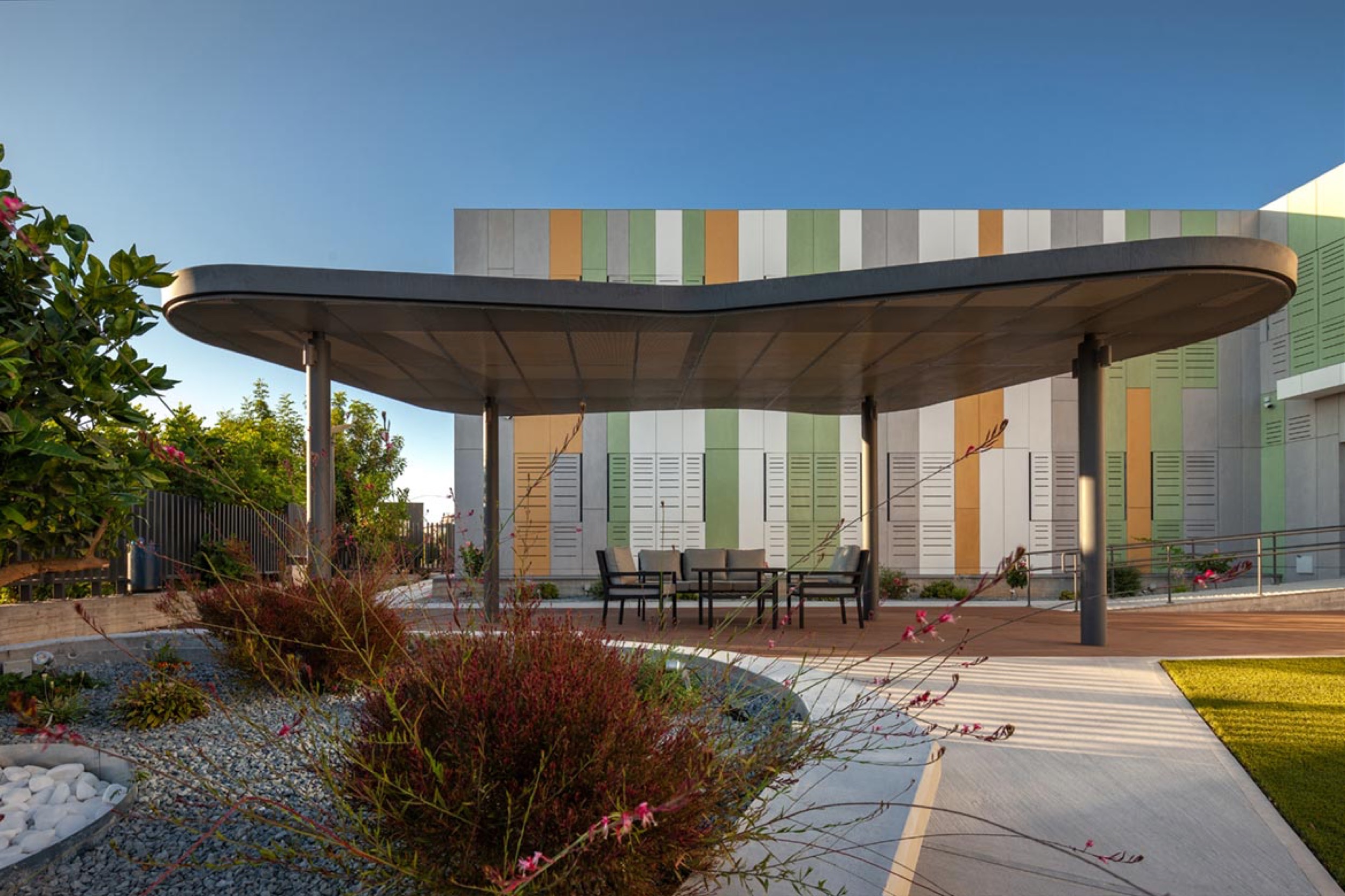 Gallery of Electric Folding Shading System in a Boarding School - 11