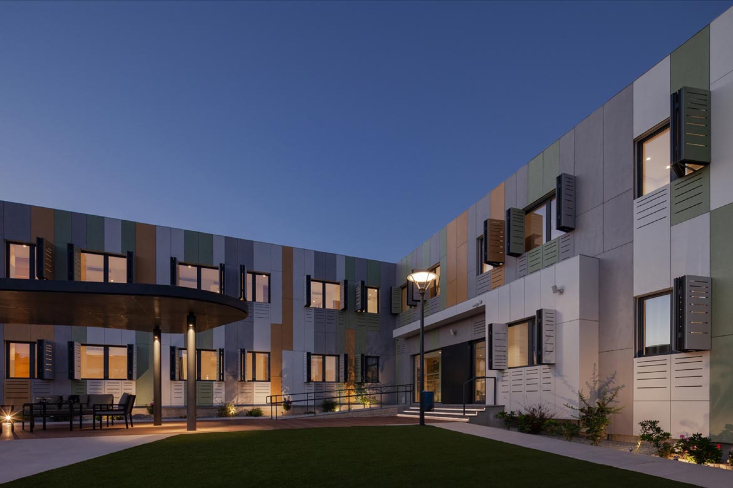 Gallery of Electric Folding Shading System in a Boarding School - 7