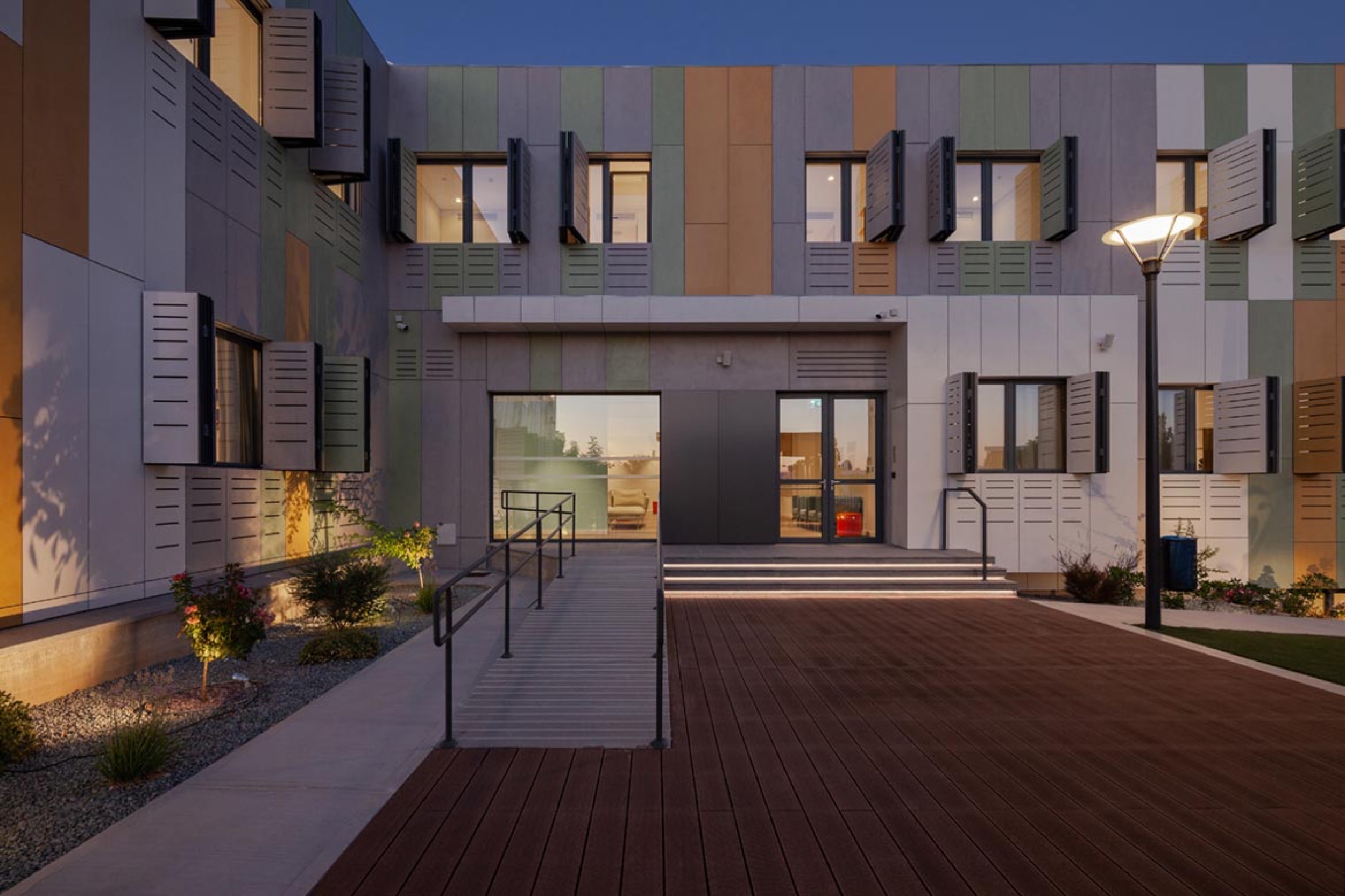 Gallery of Electric Folding Shading System in a Boarding School - 5