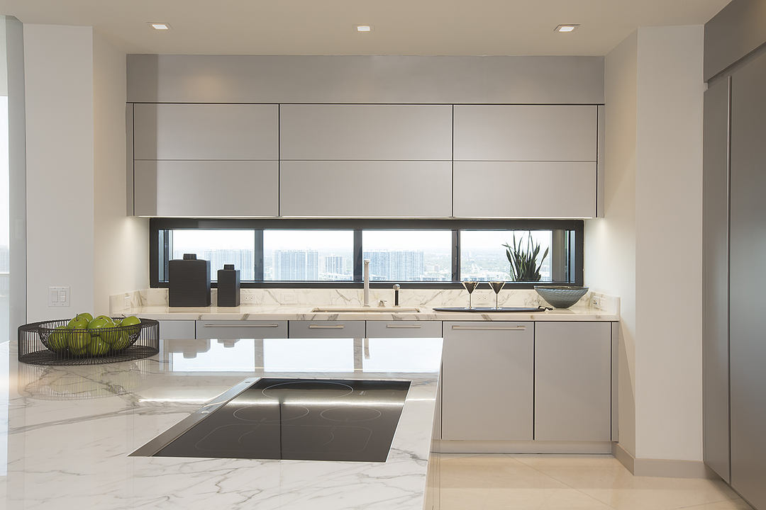 Kitchens in Porsche Design Tower from Poggenpohl