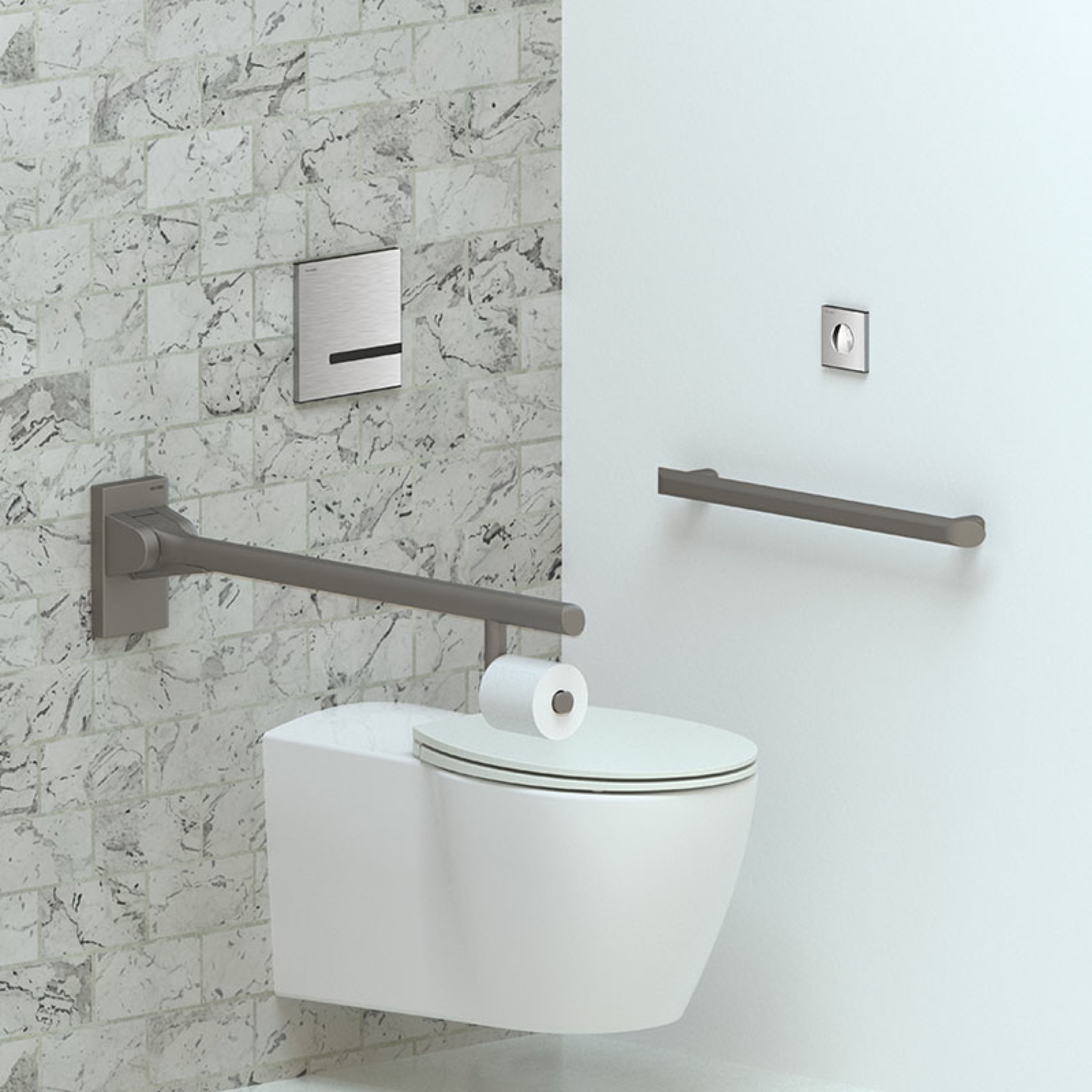 Gallery of Direct Recessed Toilet Flushers - 4