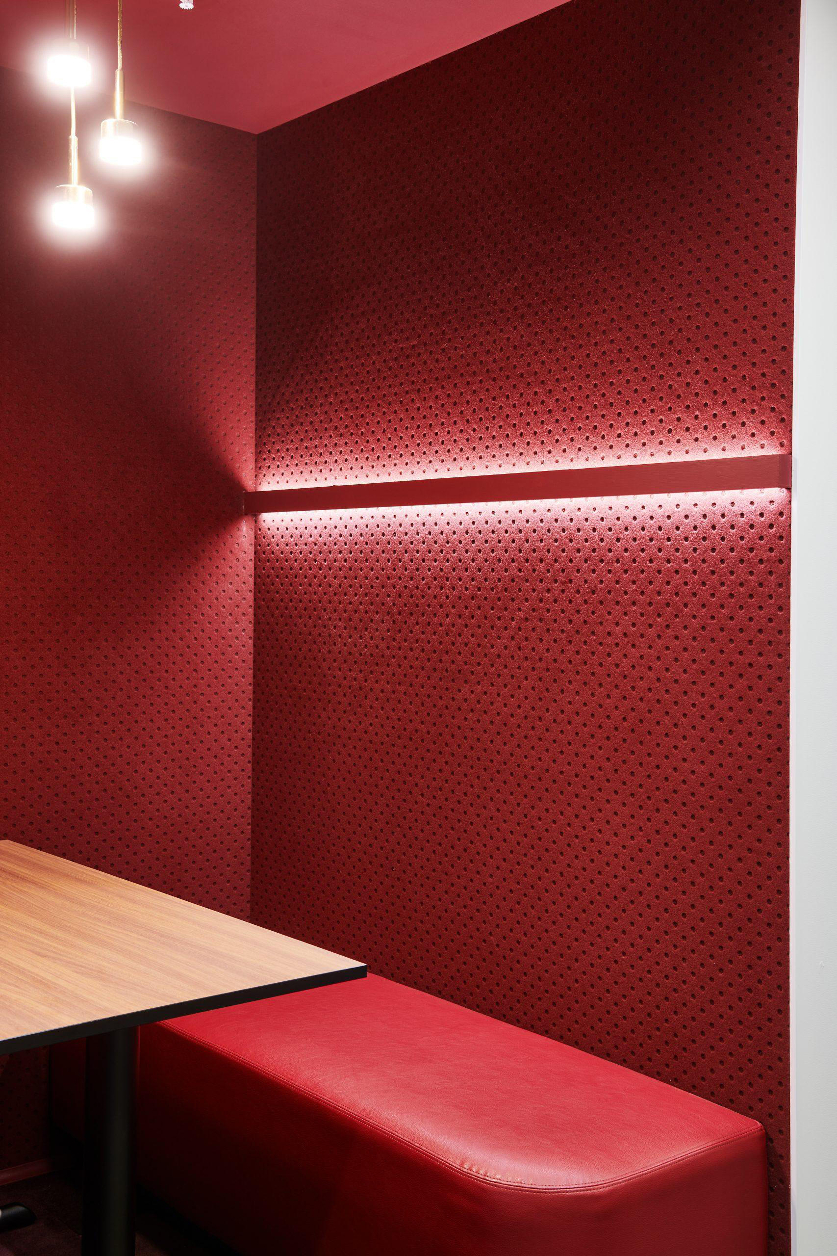 Gallery of Fabric Wall Covering - Vertiface® - 9