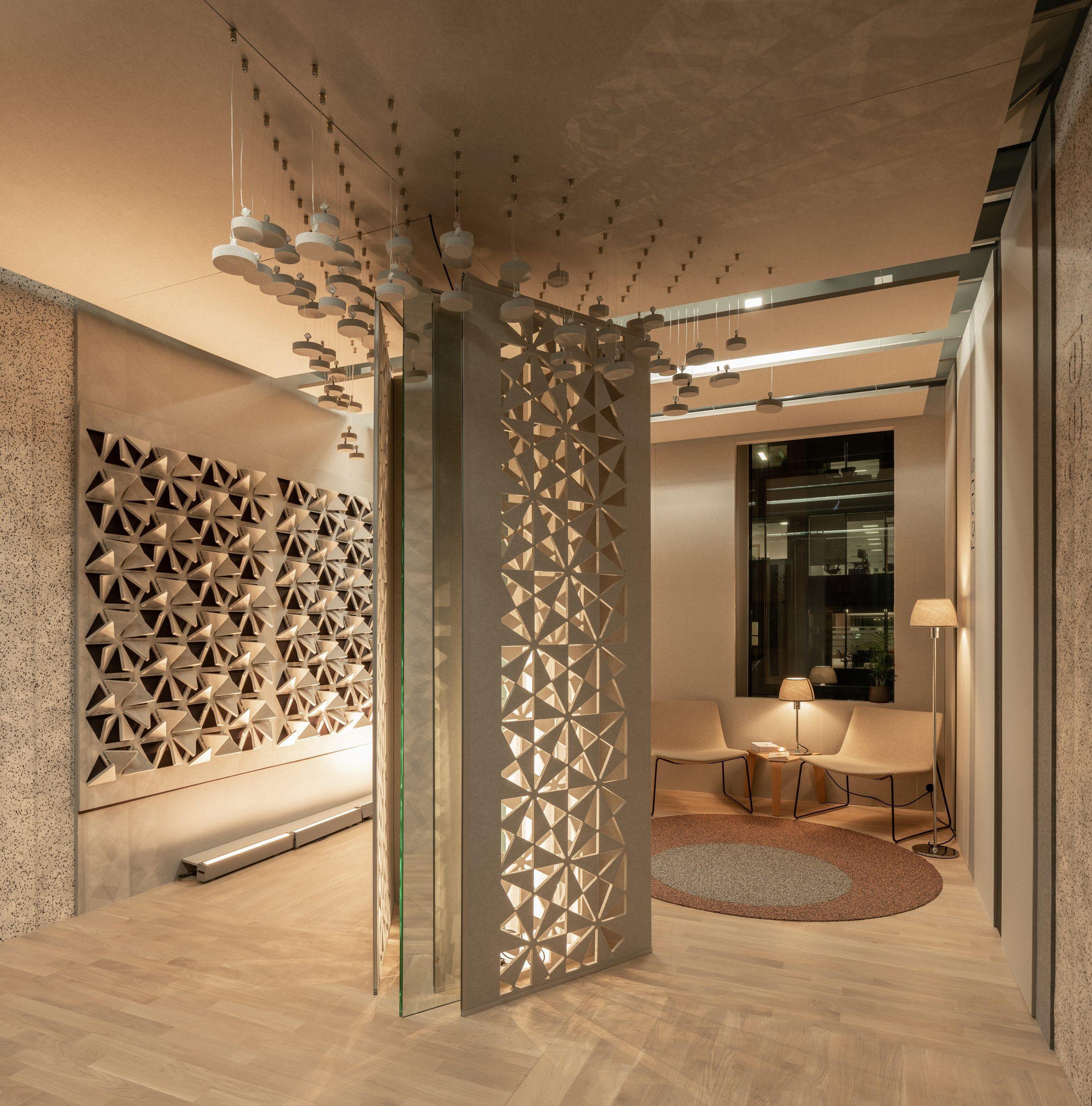 Hanging Acoustic Screens - Cascade™ from Autex