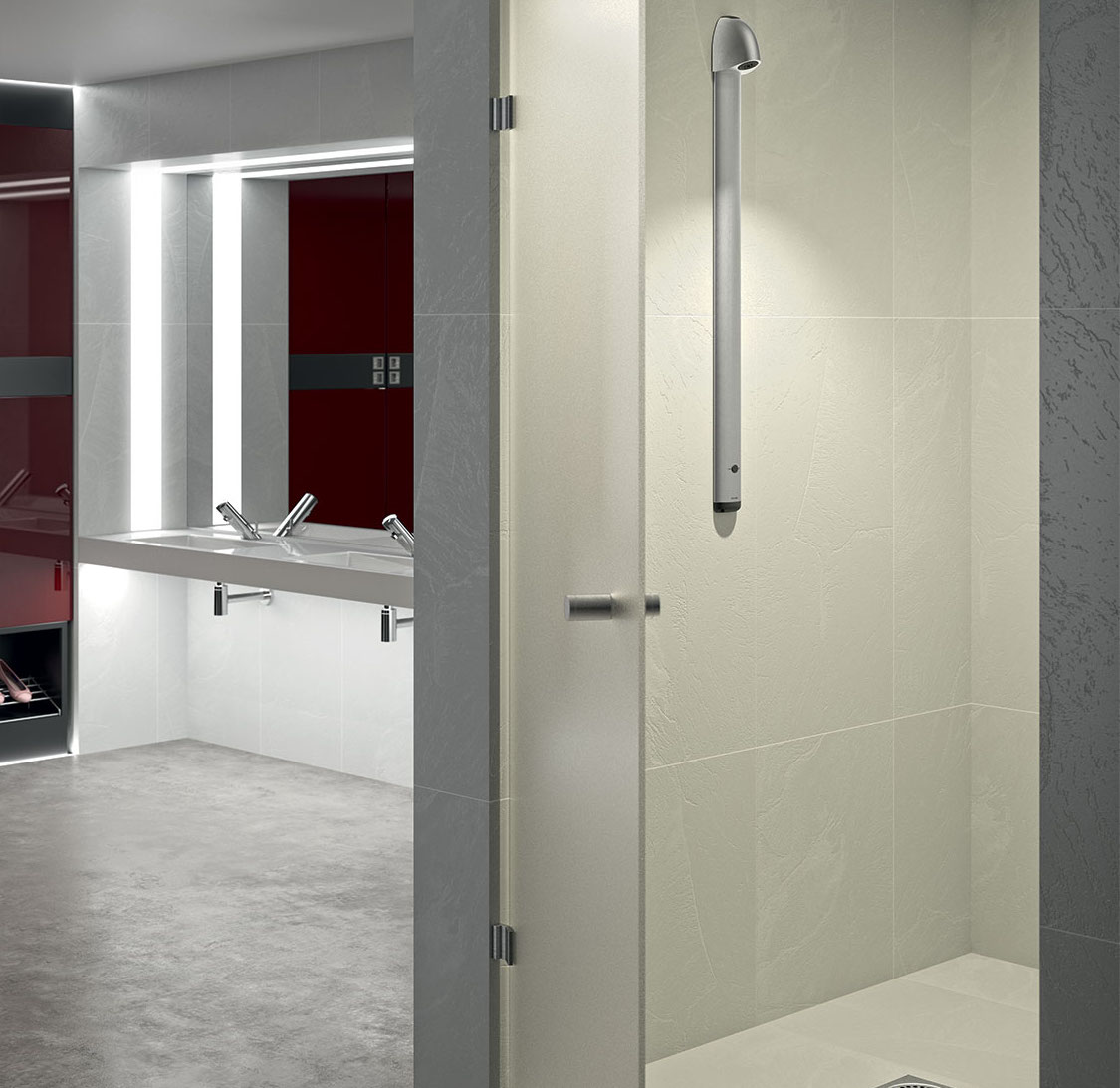 Gallery of Shower Solutions for Public Areas - 1