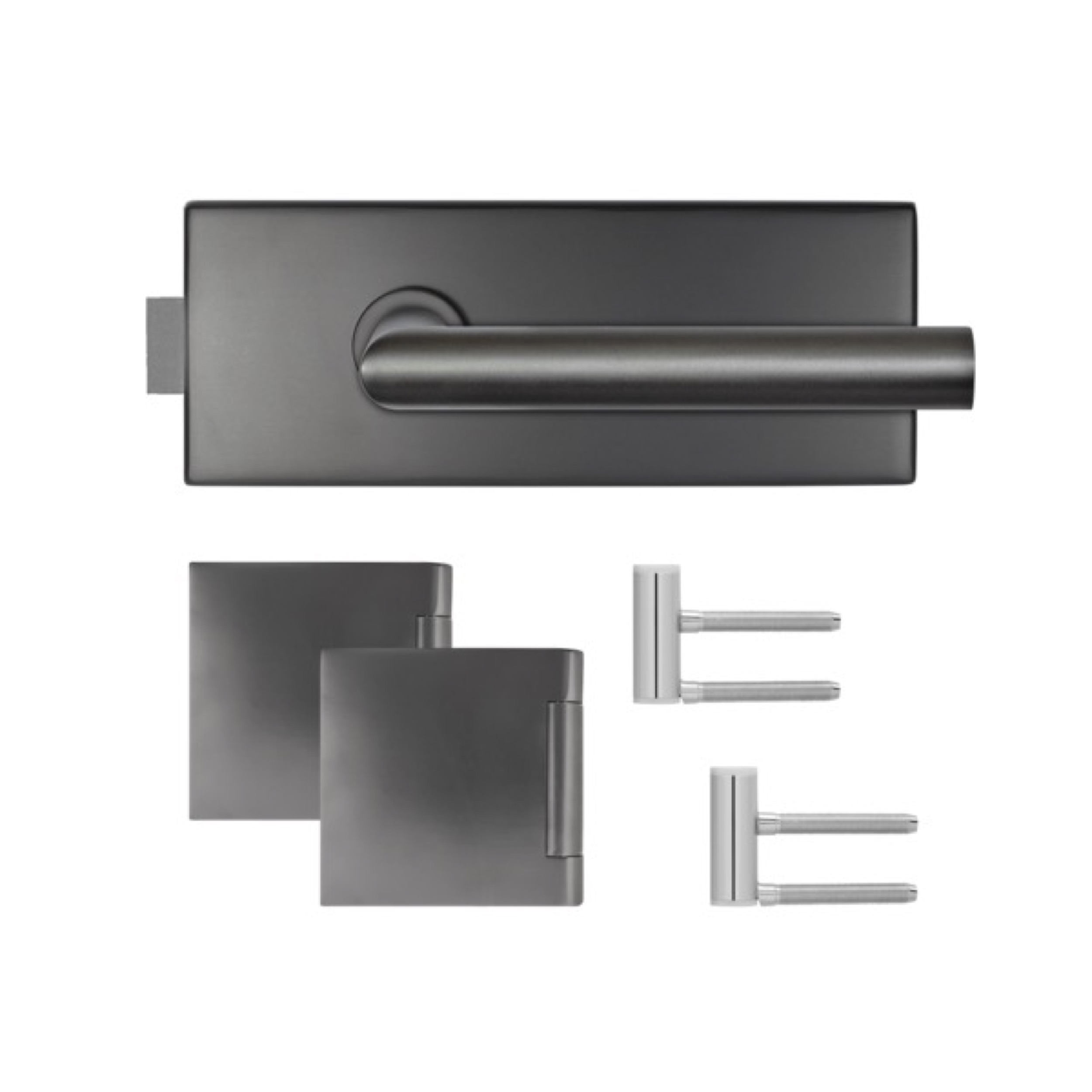 Gallery of Grey Door Handles - Titan Grey - 9