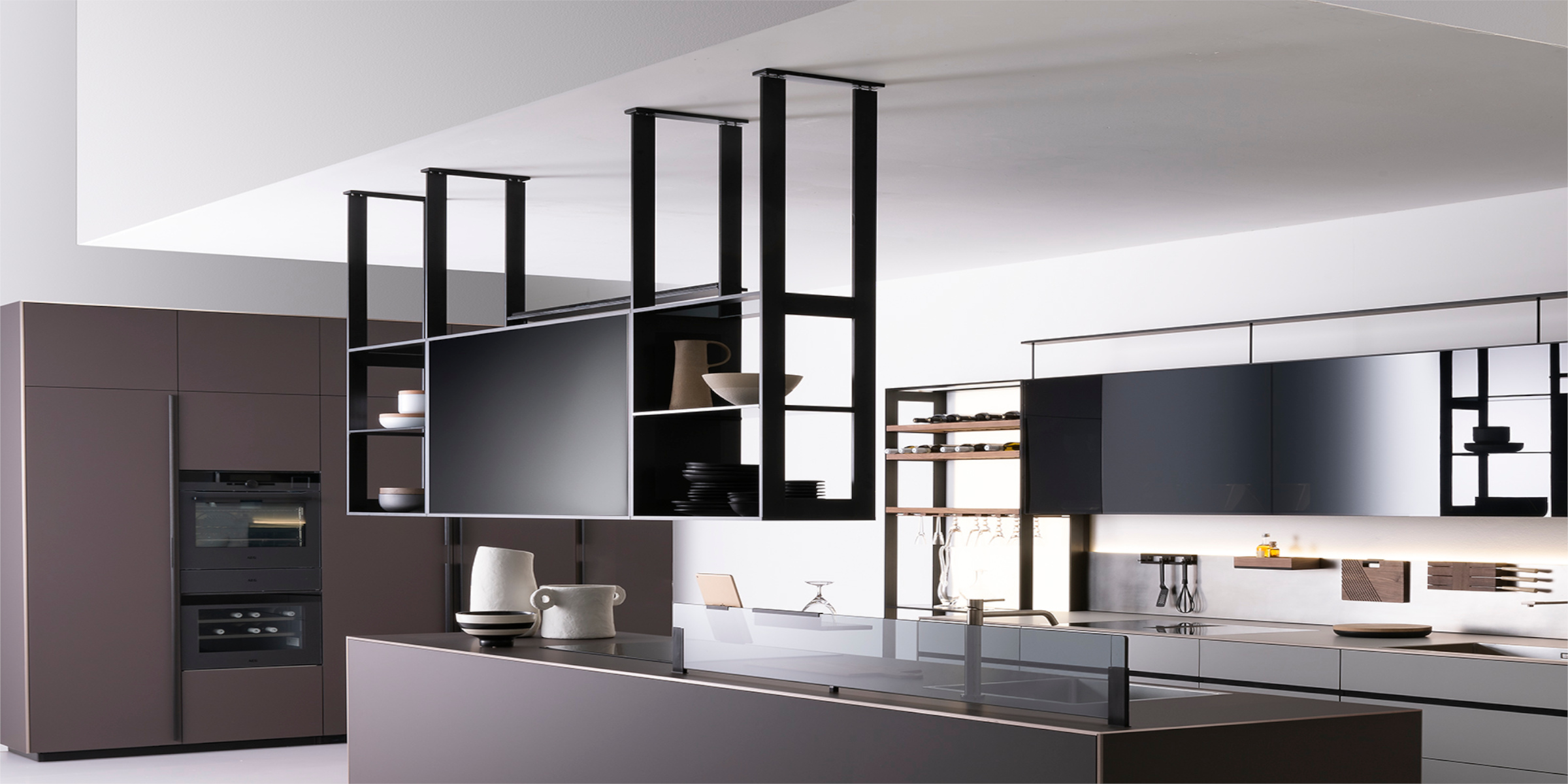 Ceiling Mounted Kitchen Cabinets | Shelly Lighting