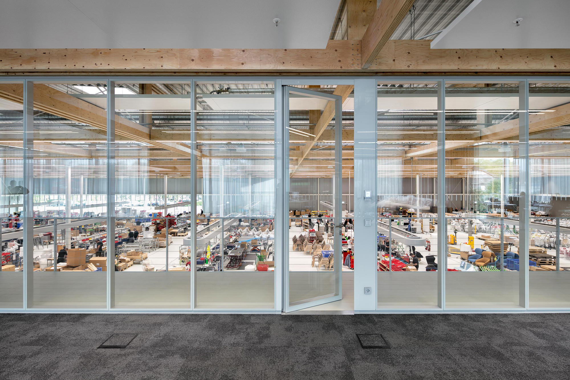 Gallery of Wall Partition System in Furniture Factory - 3