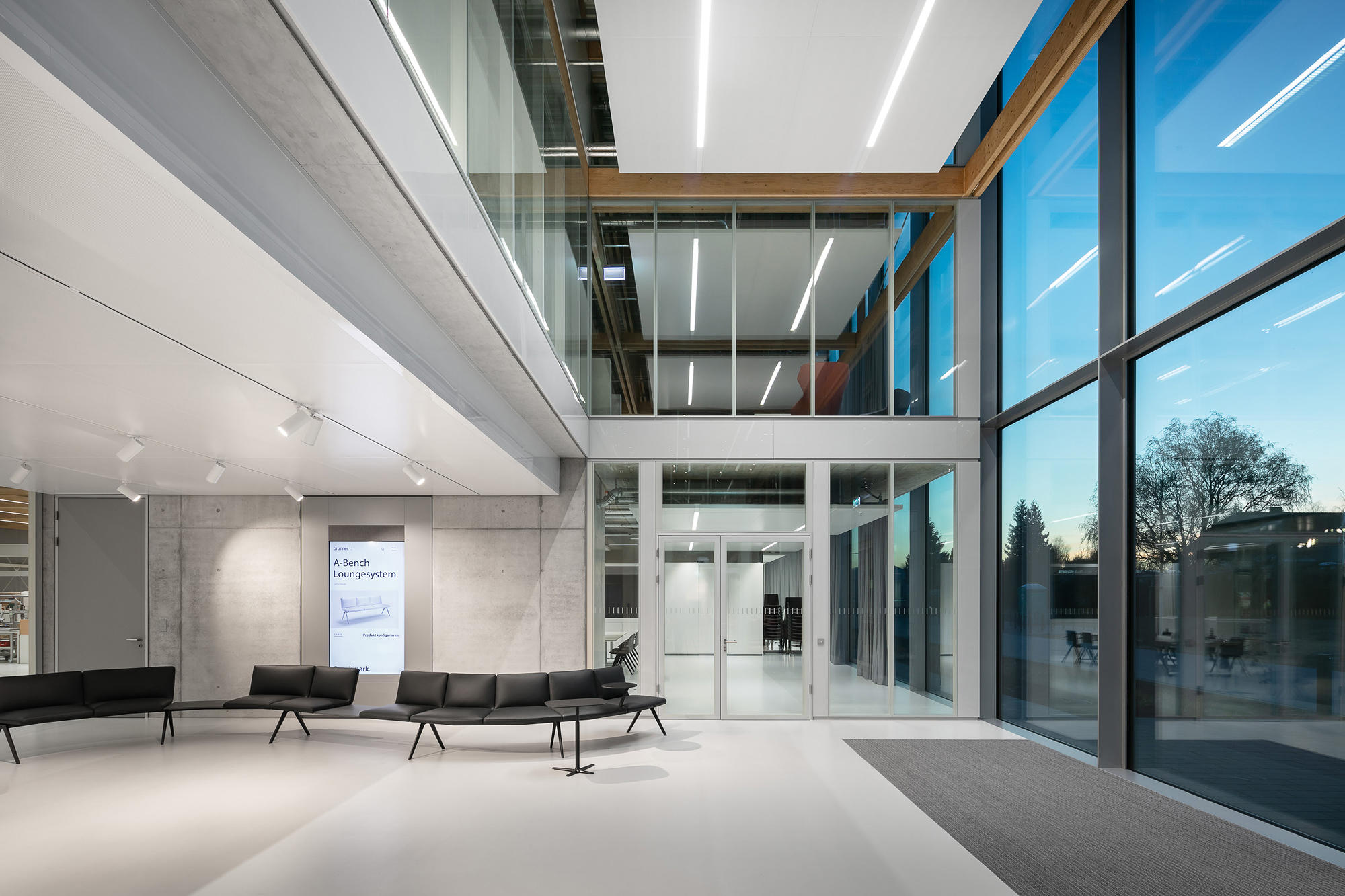 Wall Partition System in Furniture Factory from feco