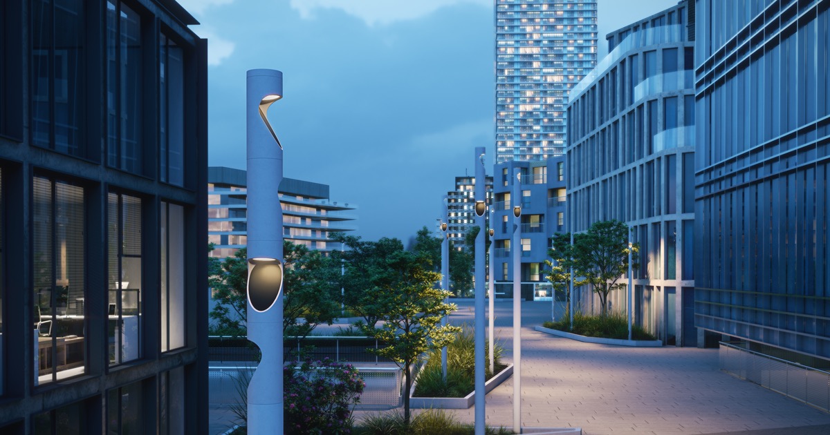 Column Lights - Inline from Luminis