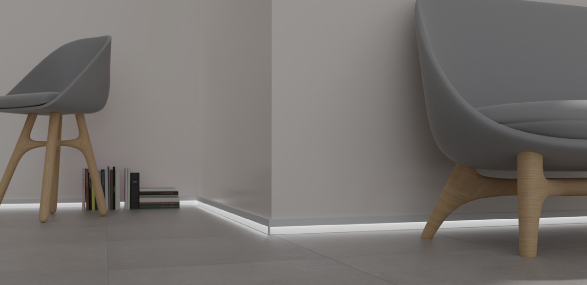 Galeria de Zocalos con iluminación integrada Butech - 14