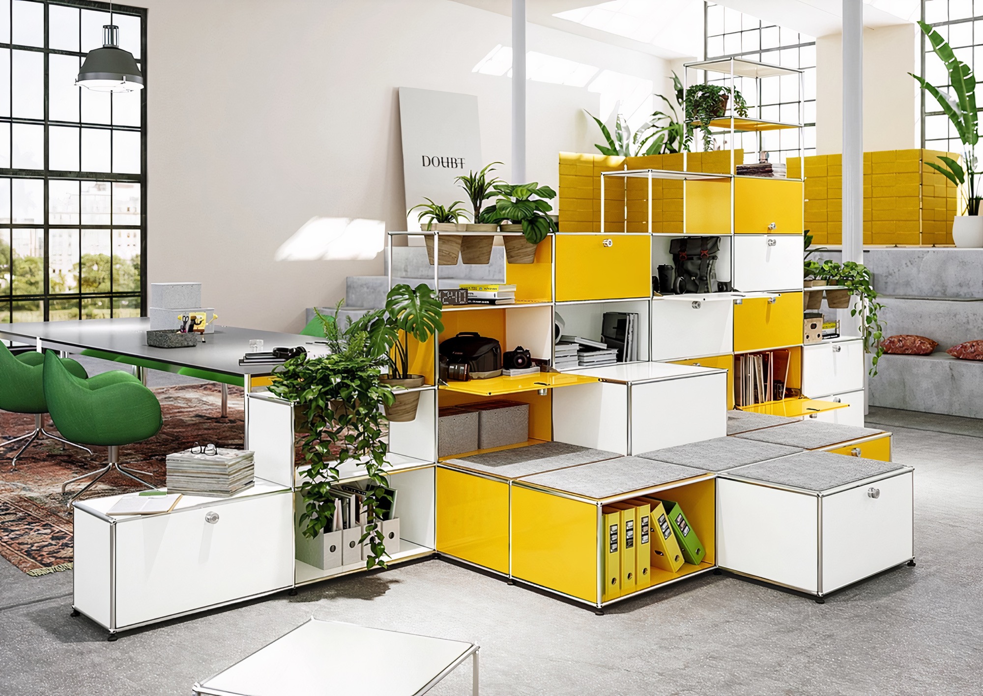 Gallery of Modular Lockers - Lock C for USM Haller - 4