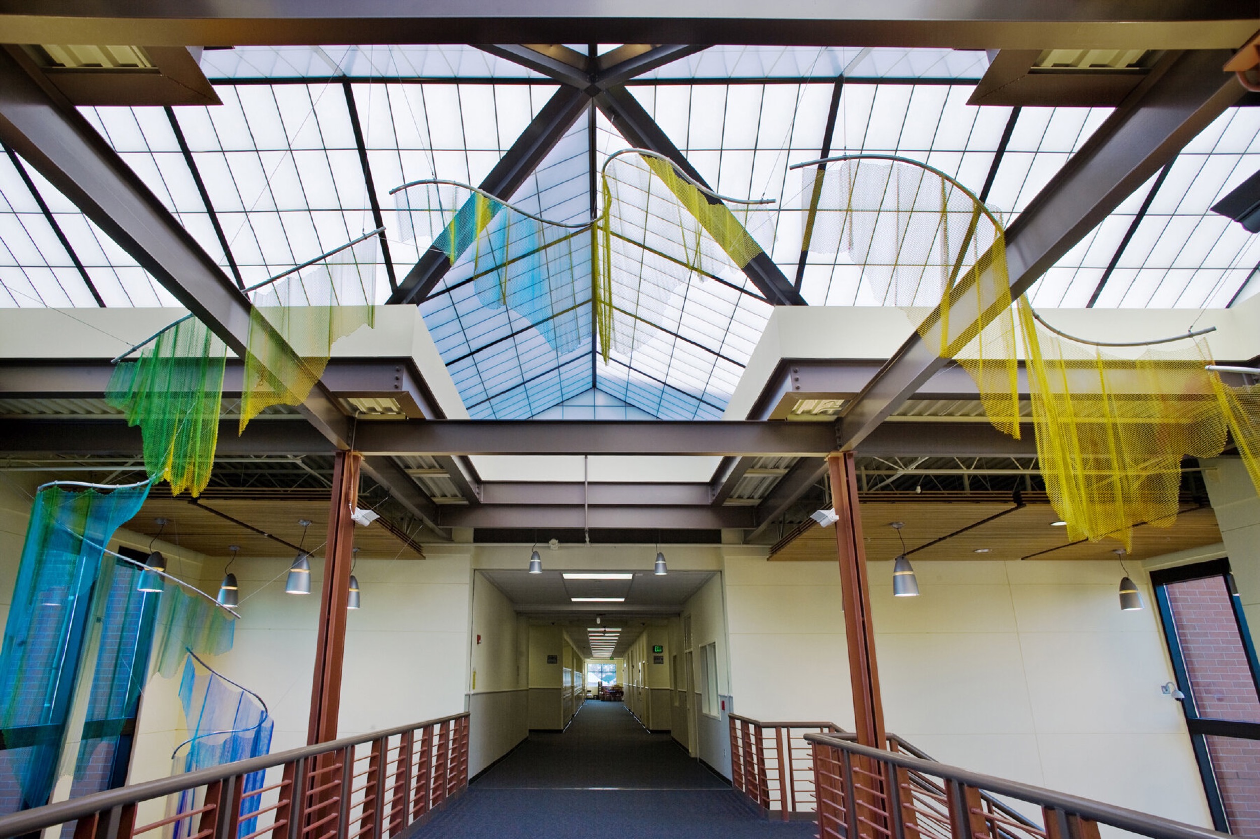 Interior Curtain Systems in Middle School from Cascade Architectural
