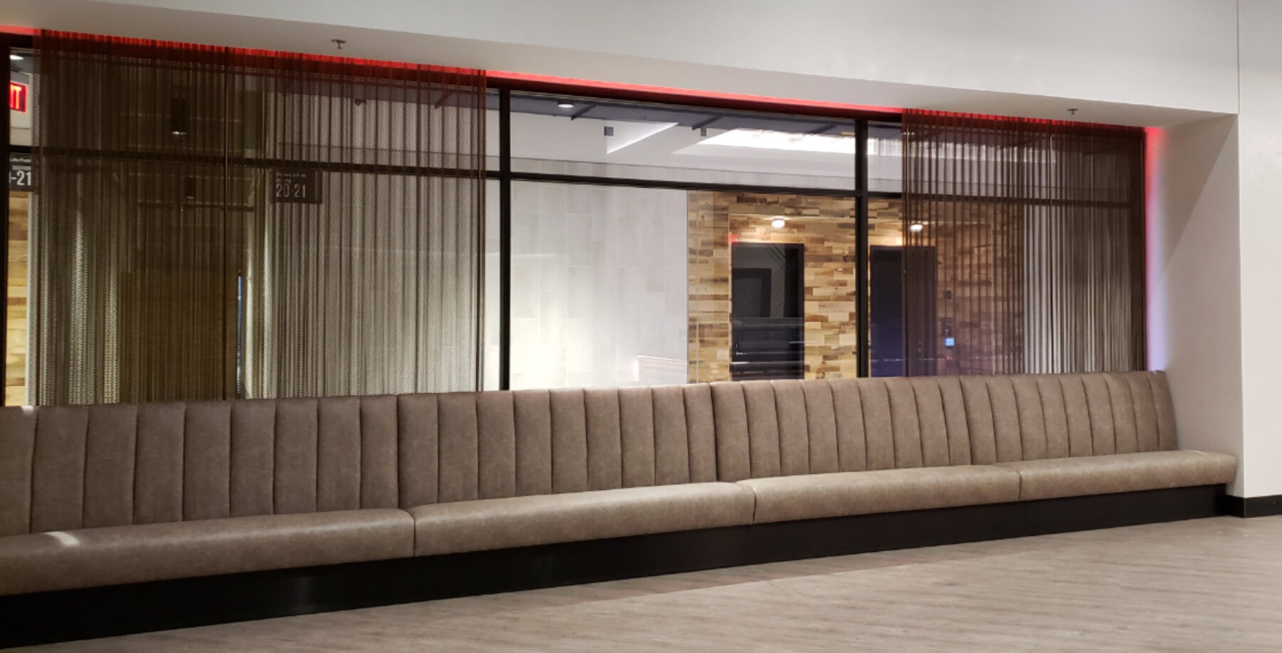 Gallery of Interior Curtain Systems in Stadium - 1