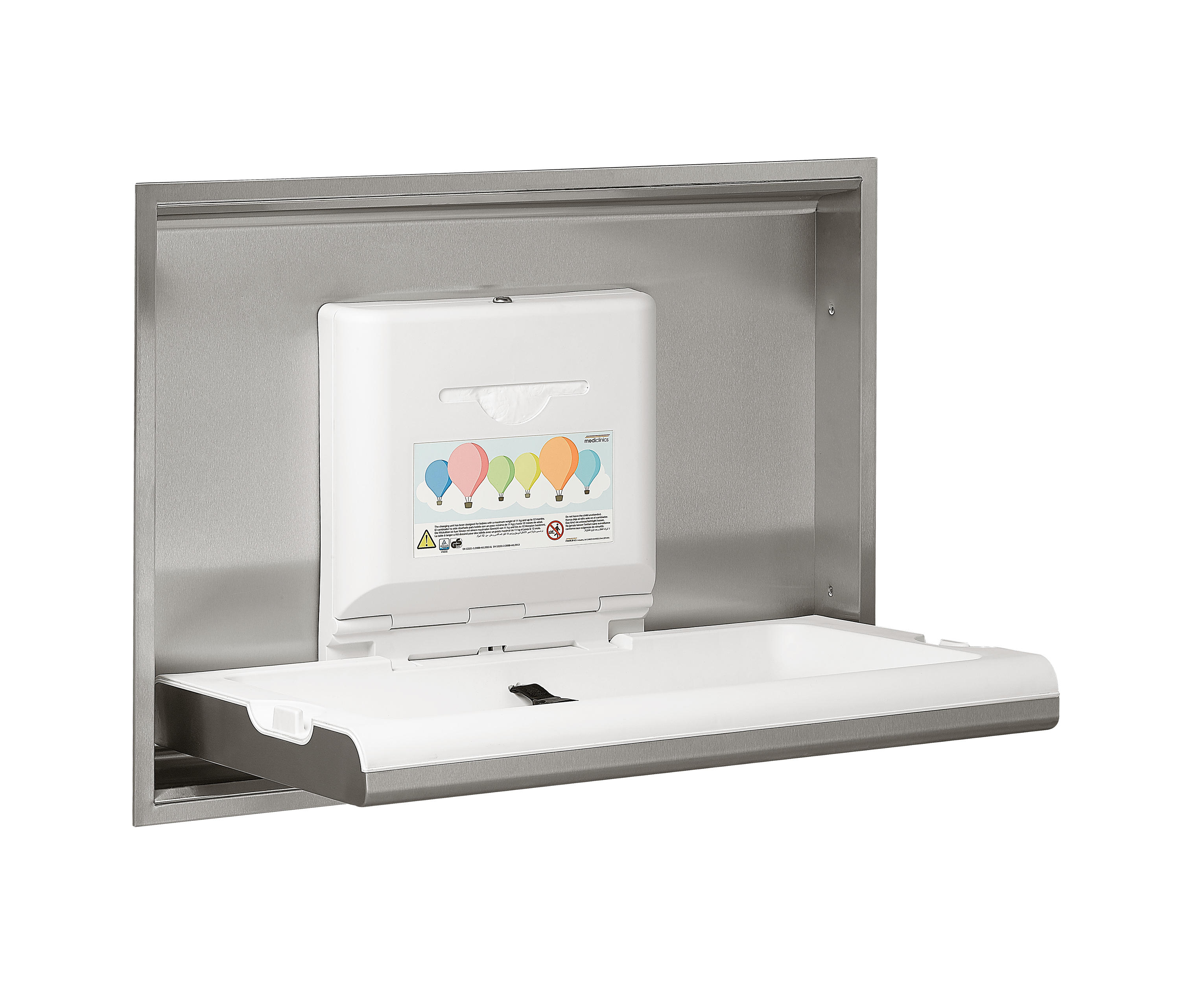 Gallery of Horizontal Recess Kit for Baby Changing Station - 7