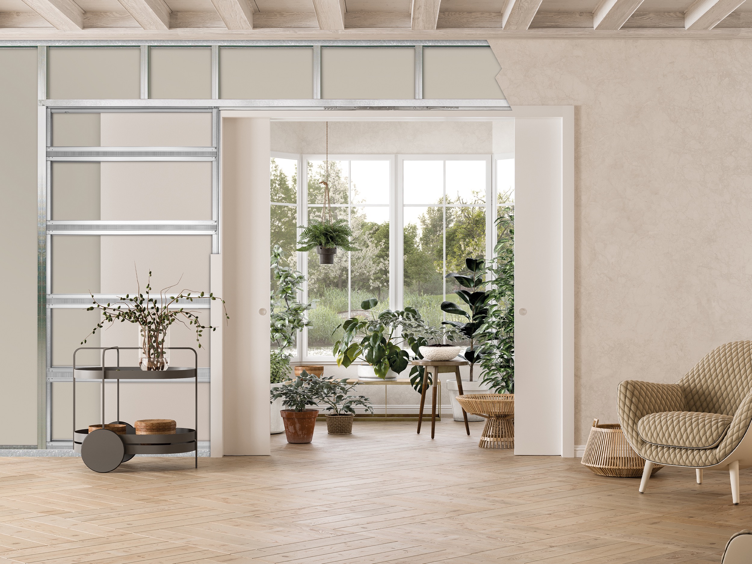 Gallery of Sliding Pocket Door - ECLISSE Double - 3
