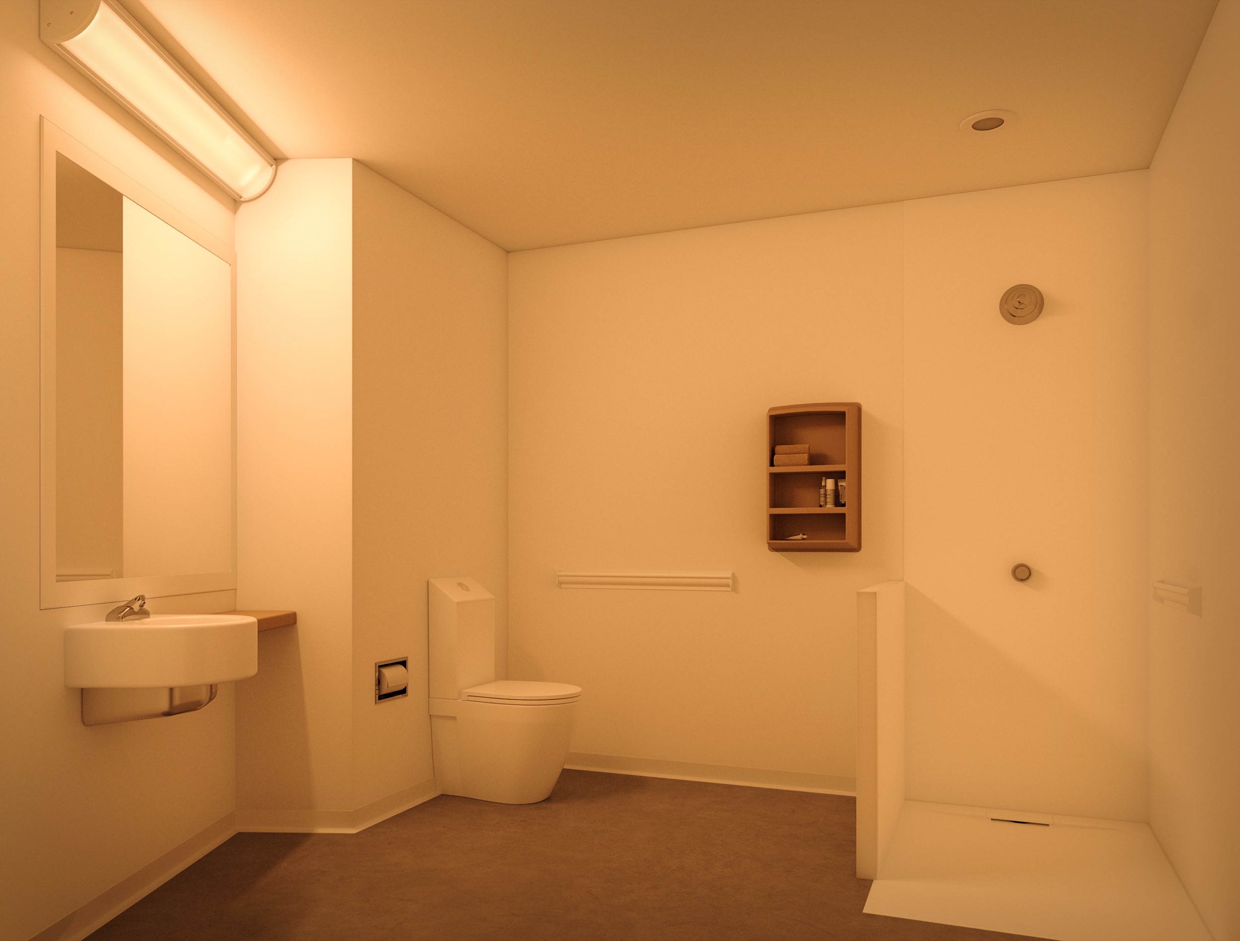 Gallery of Corner Mounted Lights - 4