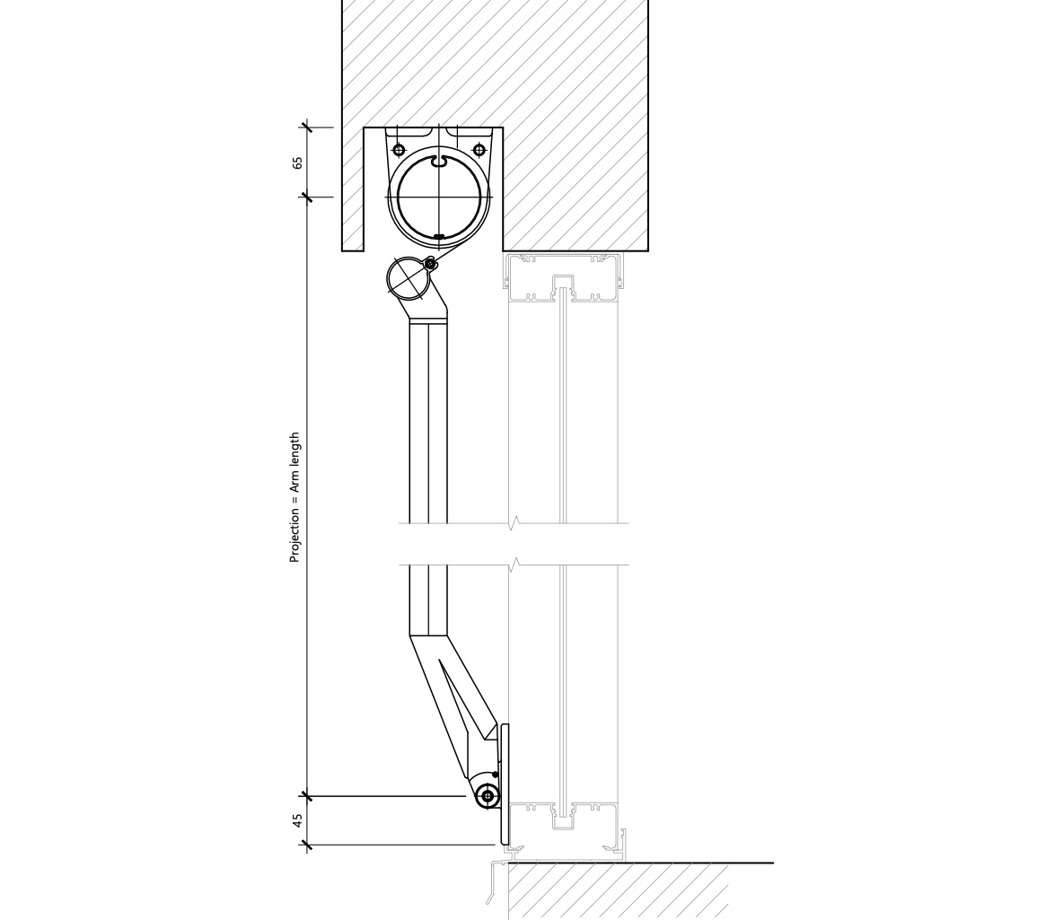 Gallery of Drop Arm Window Awnings - 8