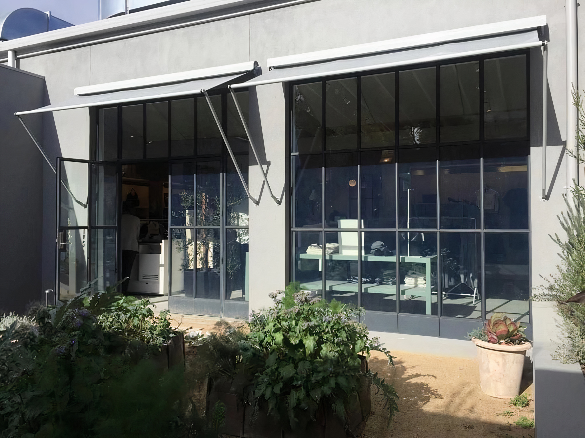 Gallery of Drop Arm Window Awnings - 6