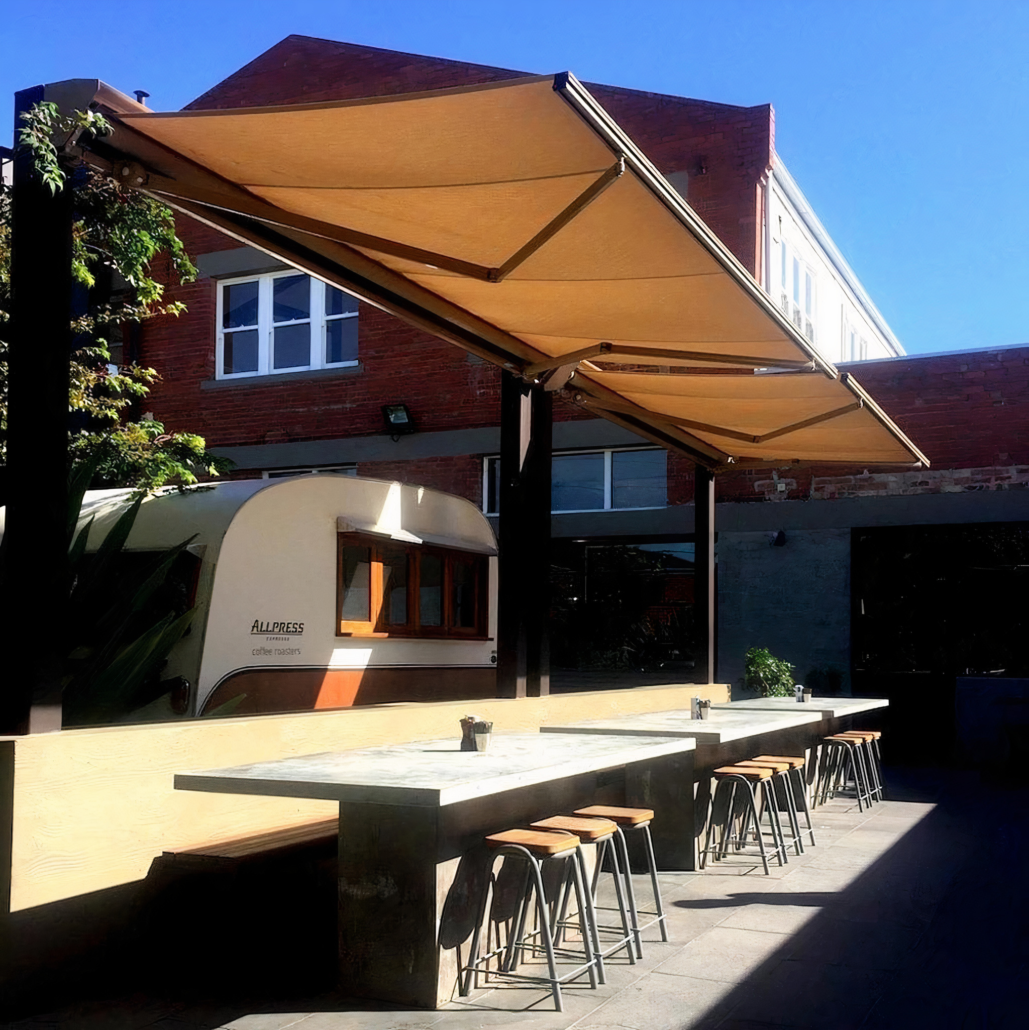 Gallery of Retractable Folding Arm Awnings - 5