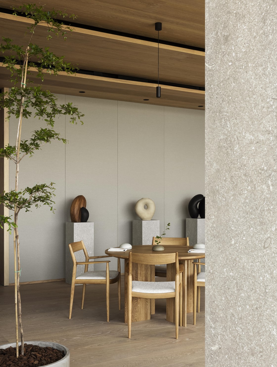 Gallery of Engineered Layered Oak in ÄNG Restaurant - 11