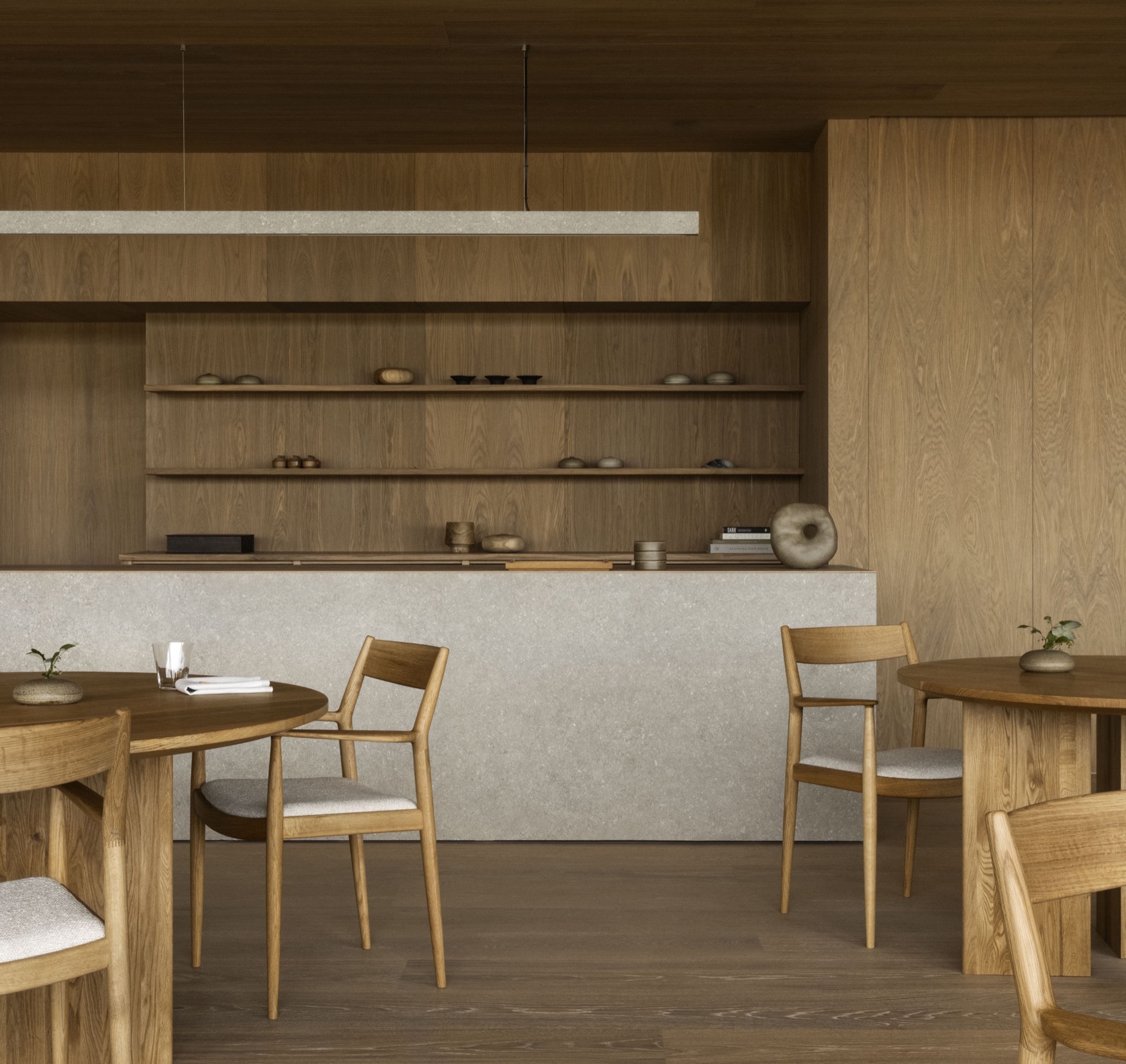 Gallery of Engineered Layered Oak in ÄNG Restaurant - 1