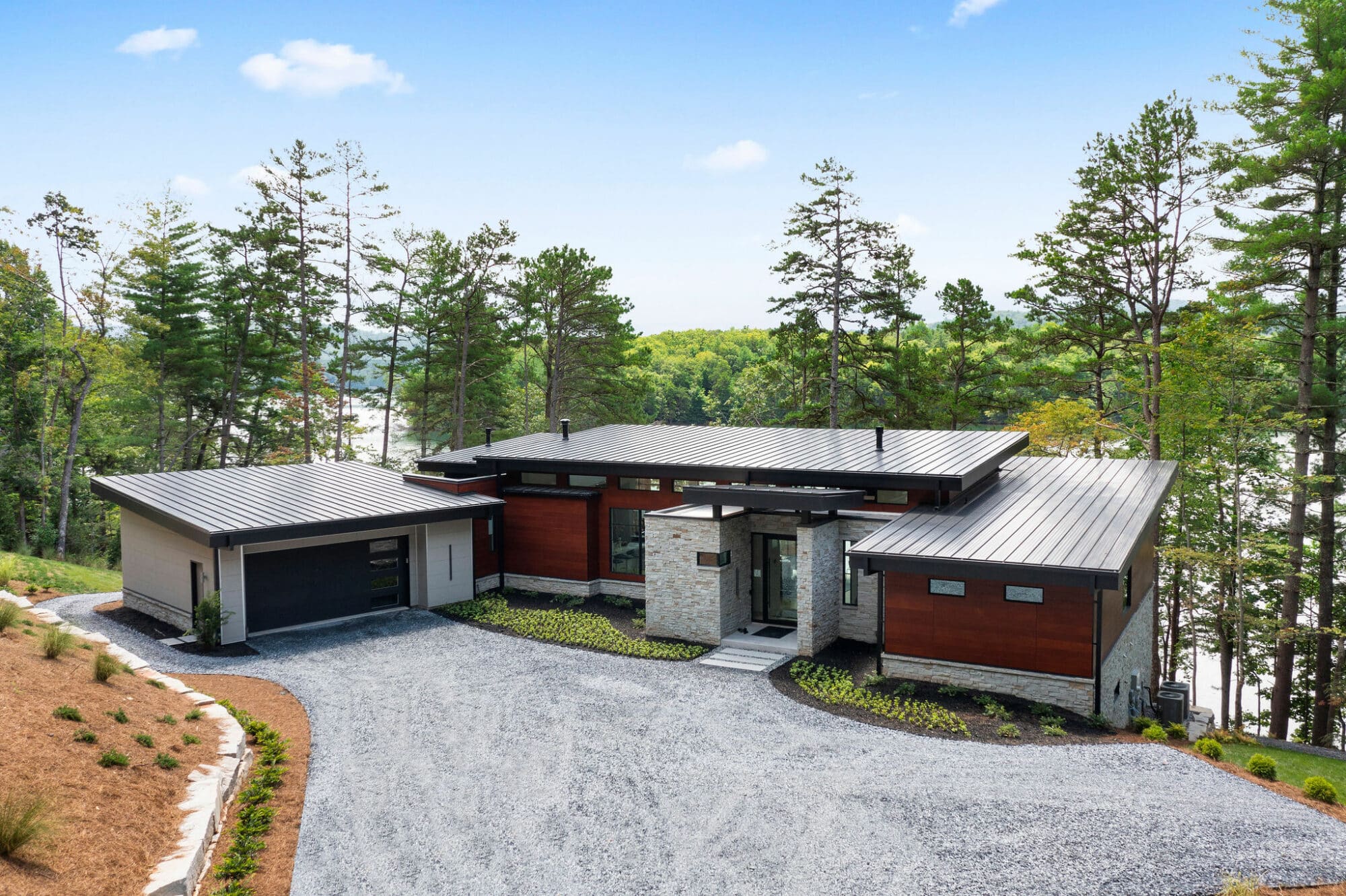 Gallery of Maintenance-Free Wood Siding in Martino Lake House - 4